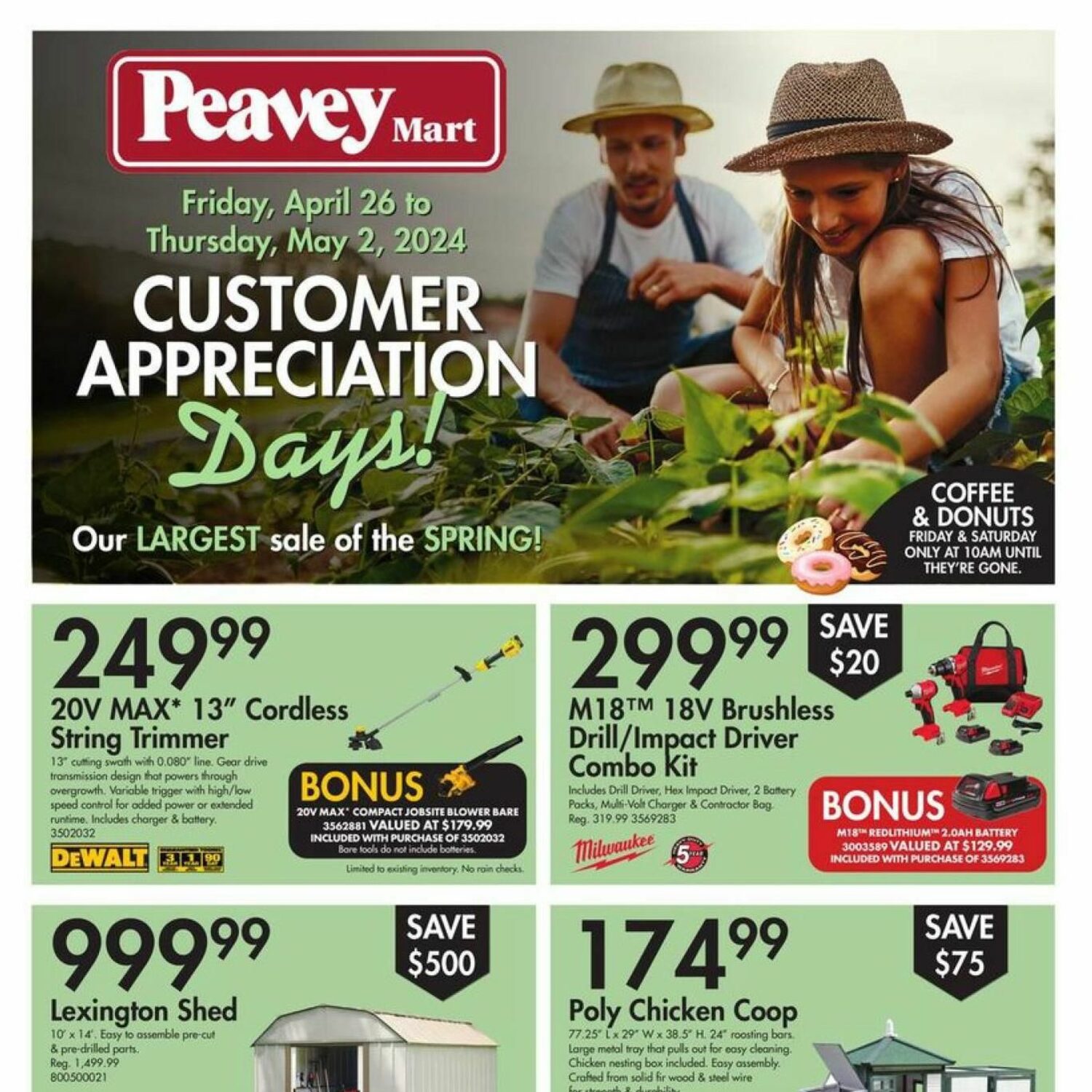PeaveyMart Weekly Flyer - Weekly Deals - Customer Appreciation Days ...