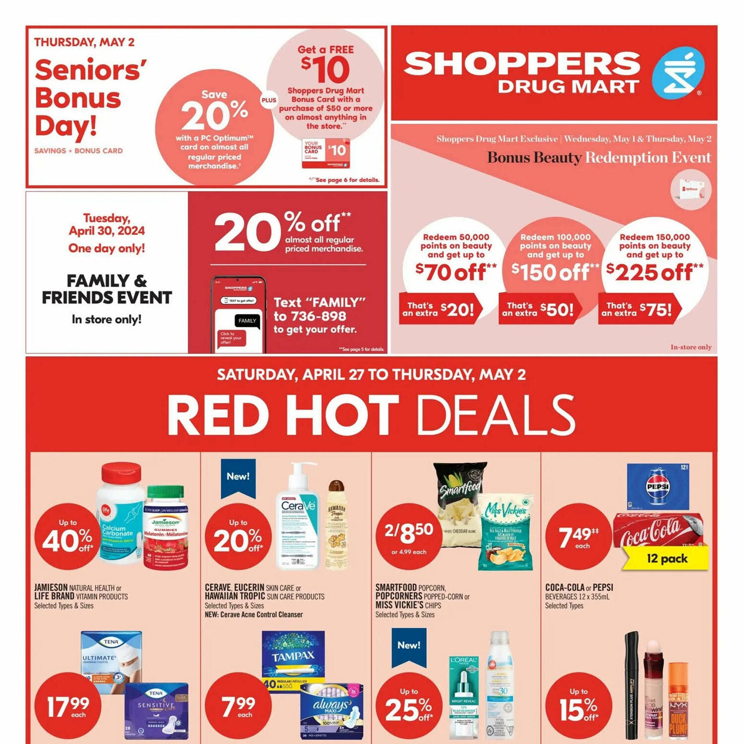 Shoppers Drug Mart Weekly Flyer - Weekly Savings (BC & AB) - Apr 27 ...