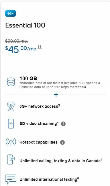 [Bell] Bell Essential 100GB -$45 no commitment - BYOD - RedFlagDeals ...
