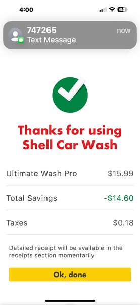 [Shell] Shell Ultimate Car Wash for $1.57 with Perkopolis (plus YMMV ...