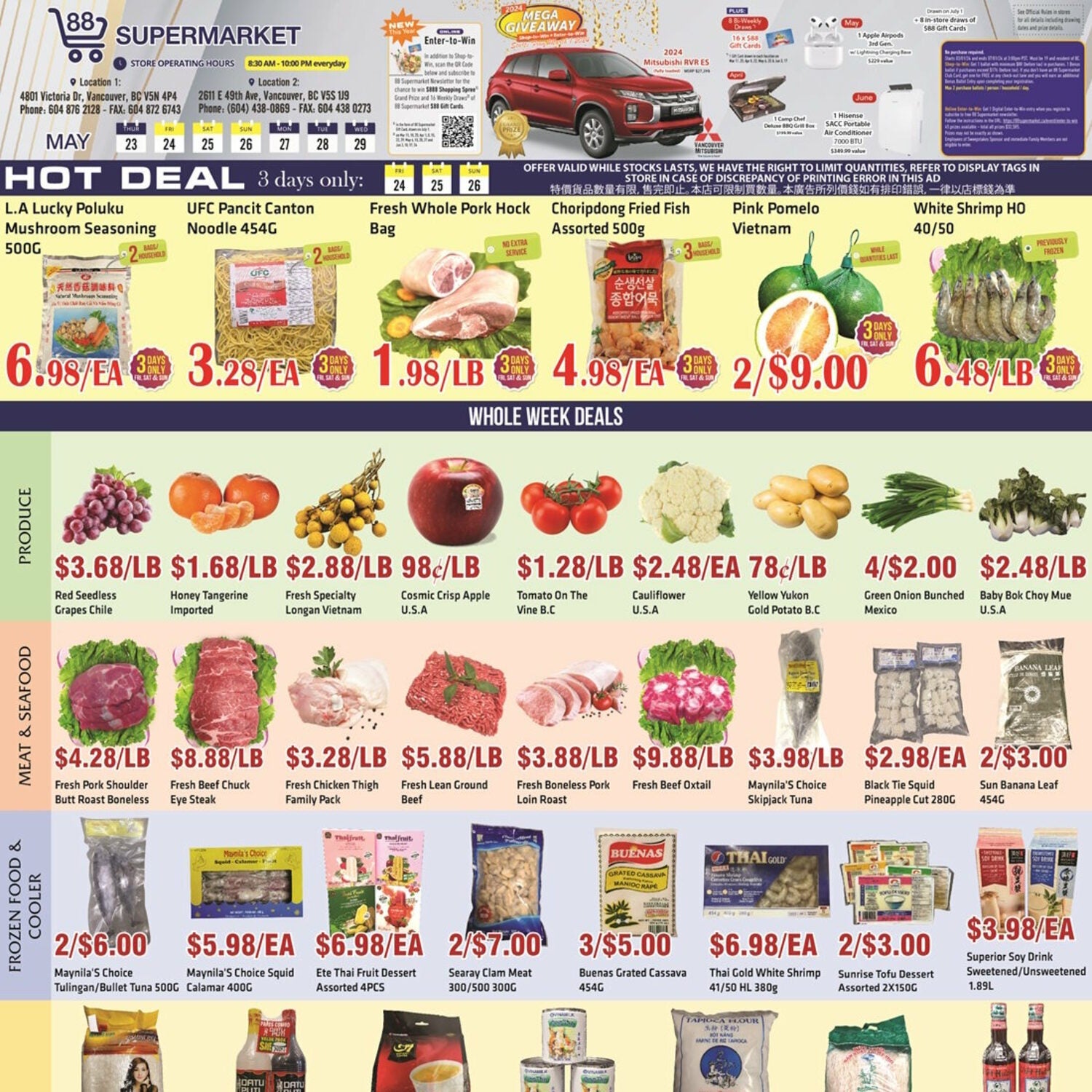 88 Supermarket Weekly Flyer - Weekly Specials - May 23 – 29 ...