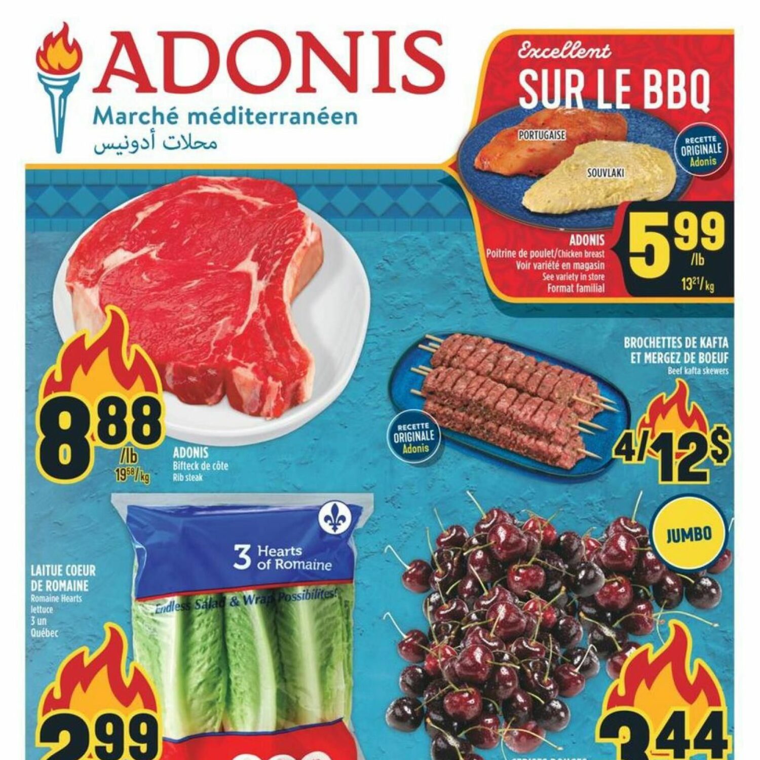 Marche Adonis Weekly Flyer - Weekly Specials (QC) - Jun 20 – 26 ...