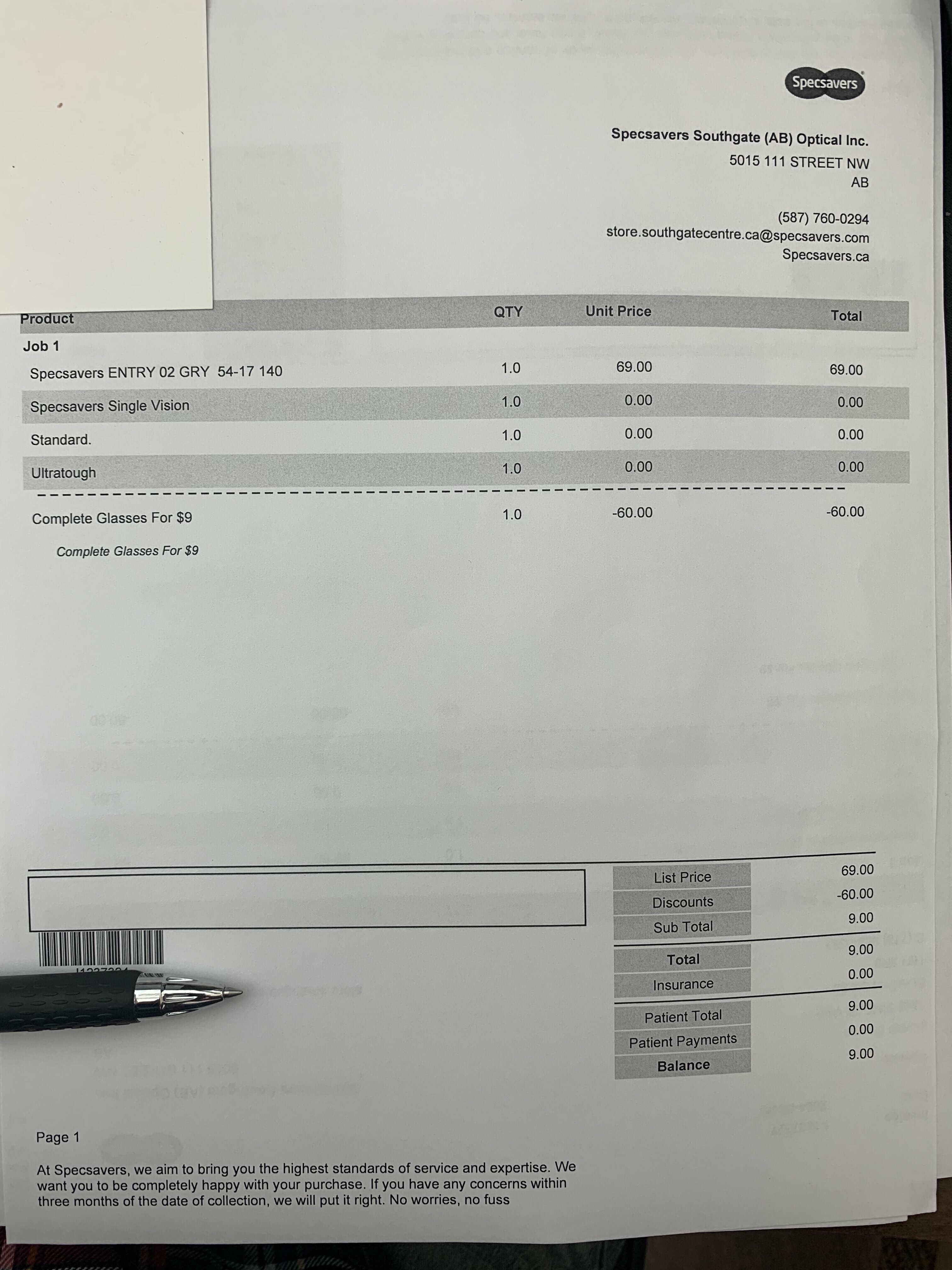 [Specsavers] SpecSavers Frame+Lens $9+ - RedFlagDeals.com Forums