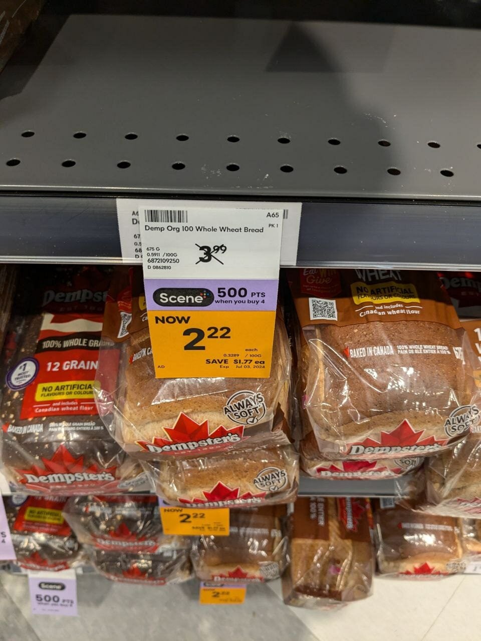 [Safeway] Sobeys Dempster's Bread / Hamburger / Hotdog Buns $0.97 After ...