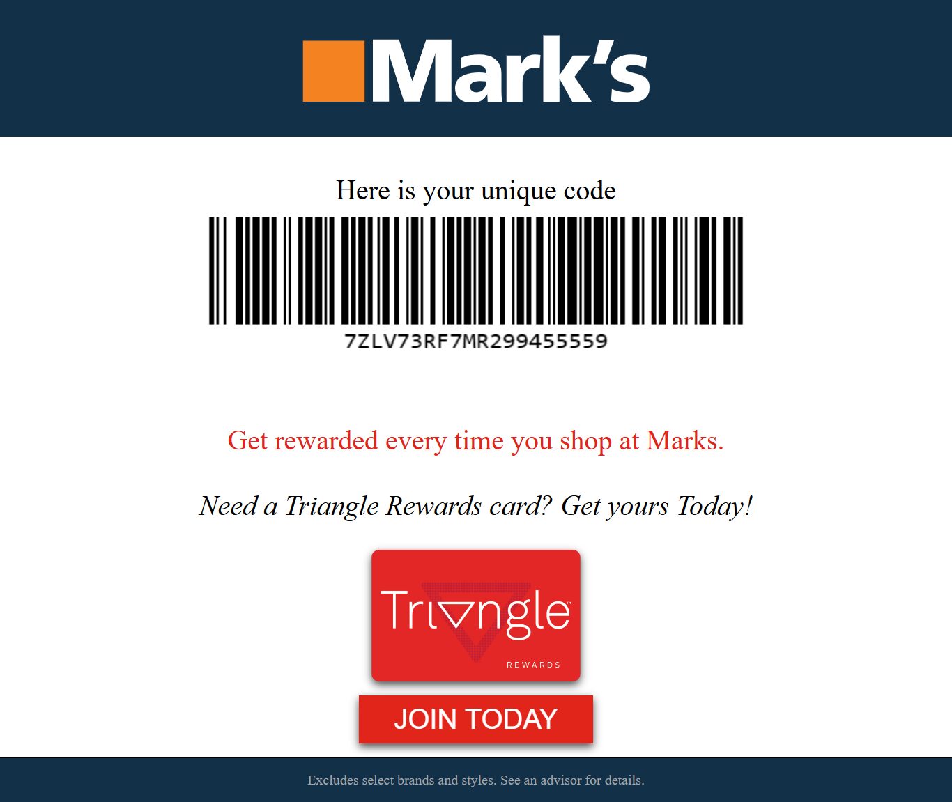 [Mark's] Mark's - 40% OFF Full Priced and 20% OFF Clearance from July ...
