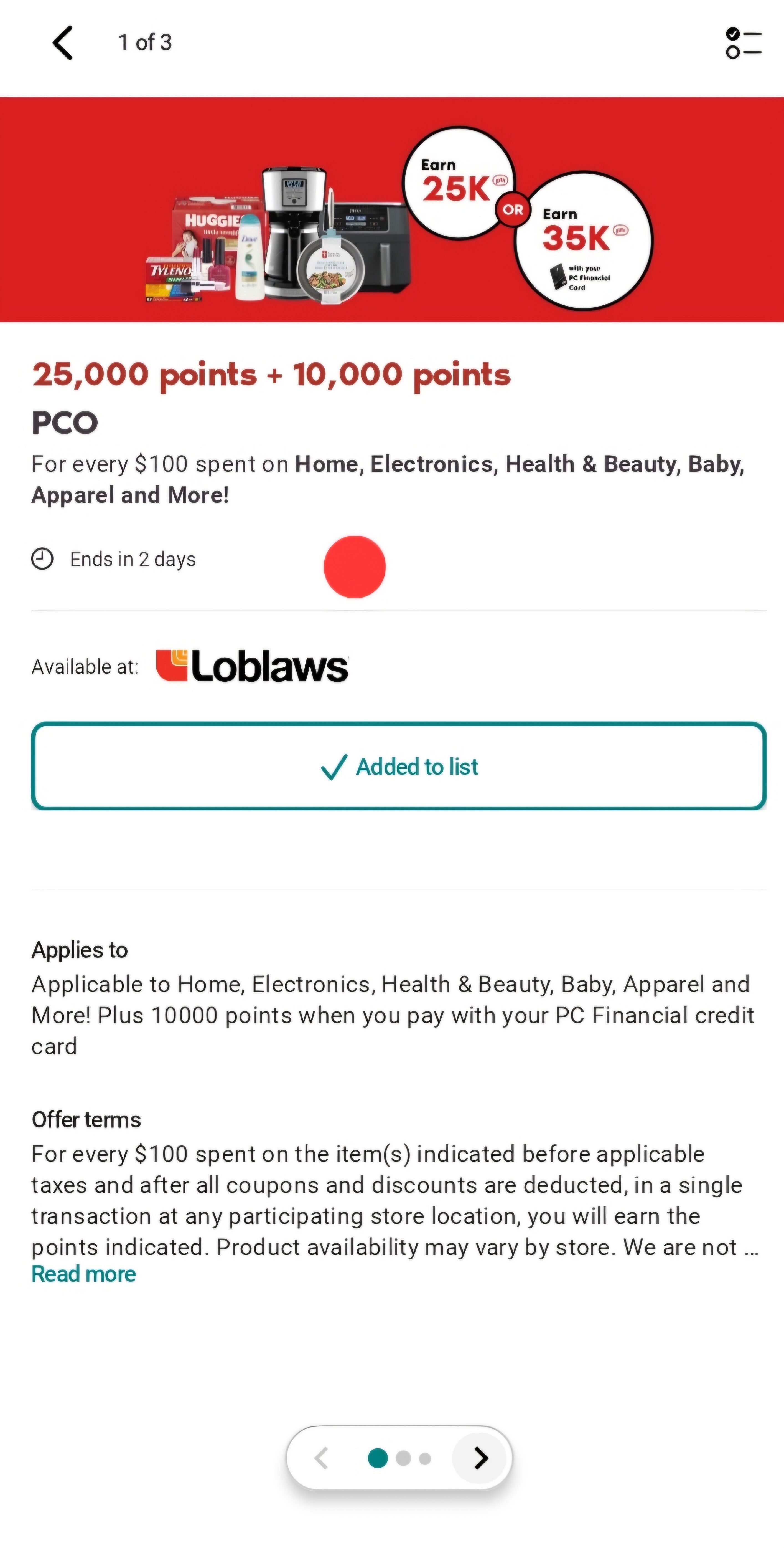 [Loblaws] No name butter $5+ 2000 PC points Aug 20th and 21st only ...