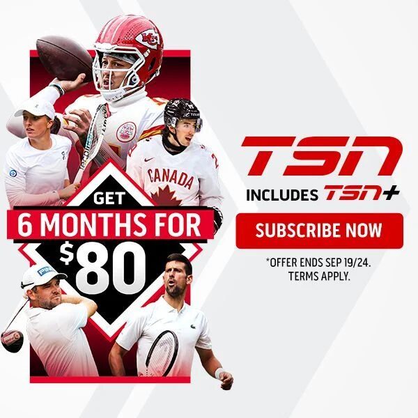 [Bell] TSN 6-month subscription for $80, 1-year for $120 (includes TSN+ ...