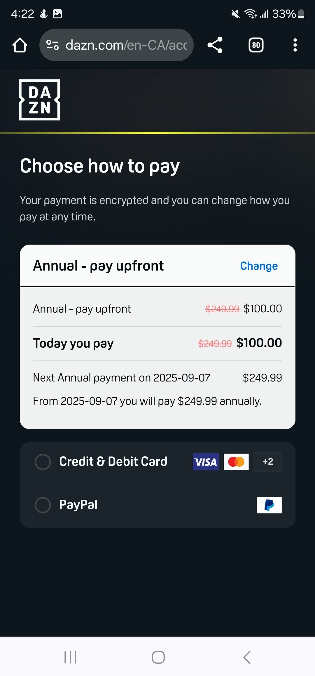 [Amazon.ca] DAZN 6 month subscription-$99 for the entire NFL Season ...