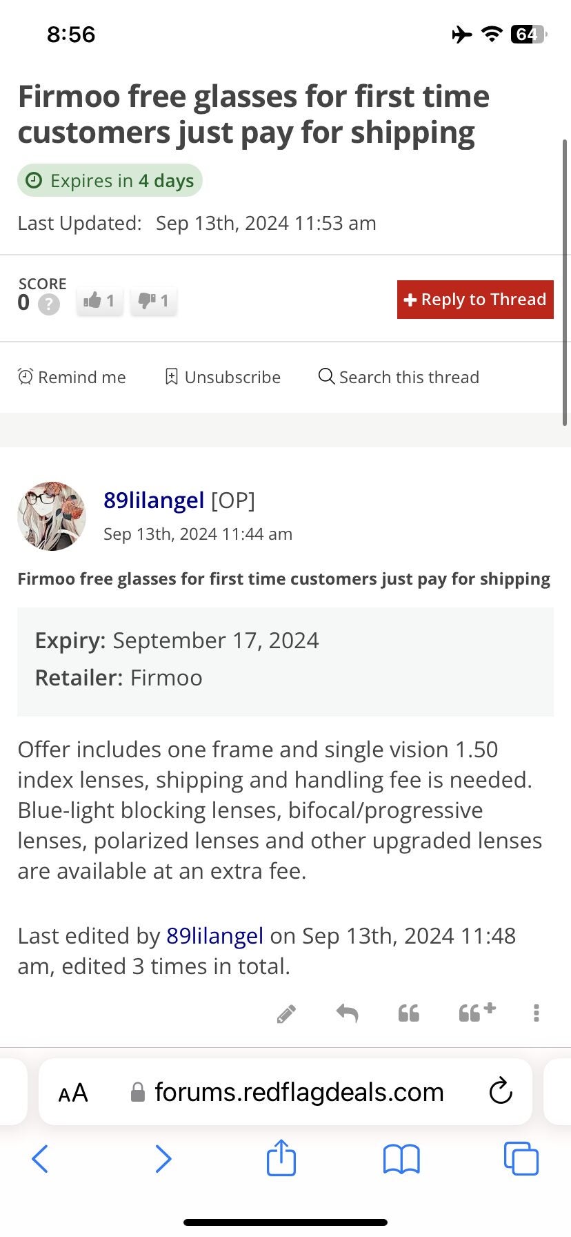 [Firmoo] Firmoo free glasses for first time customers just pay for ...