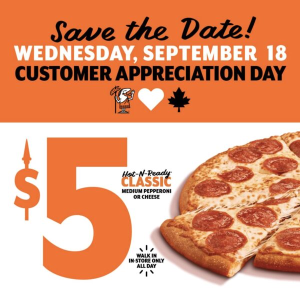 [Little Caesars] $5 Hot-N-Ready Classic (Medium Pepperoni or Cheese ...