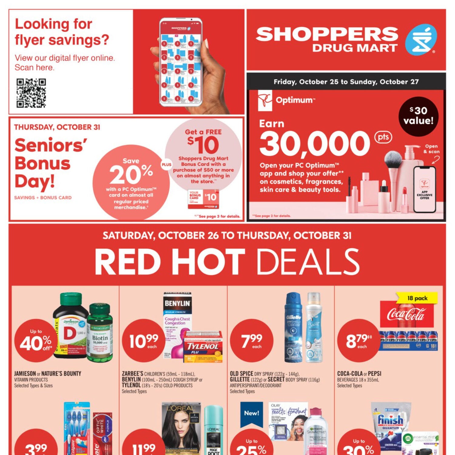 Shoppers Drug Mart Weekly Flyer - Weekly Savings (ON) - Oct 26 – 31 ...