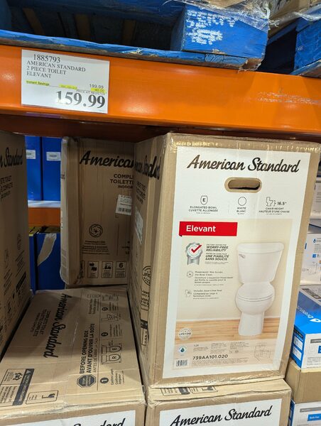 Costco - American Standard Elevant toilet - RedFlagDeals.com Forums