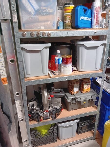 [Princess Auto] POWERFIST 5-Shelf Steel Shelving Unit Rack $14.99 (In ...