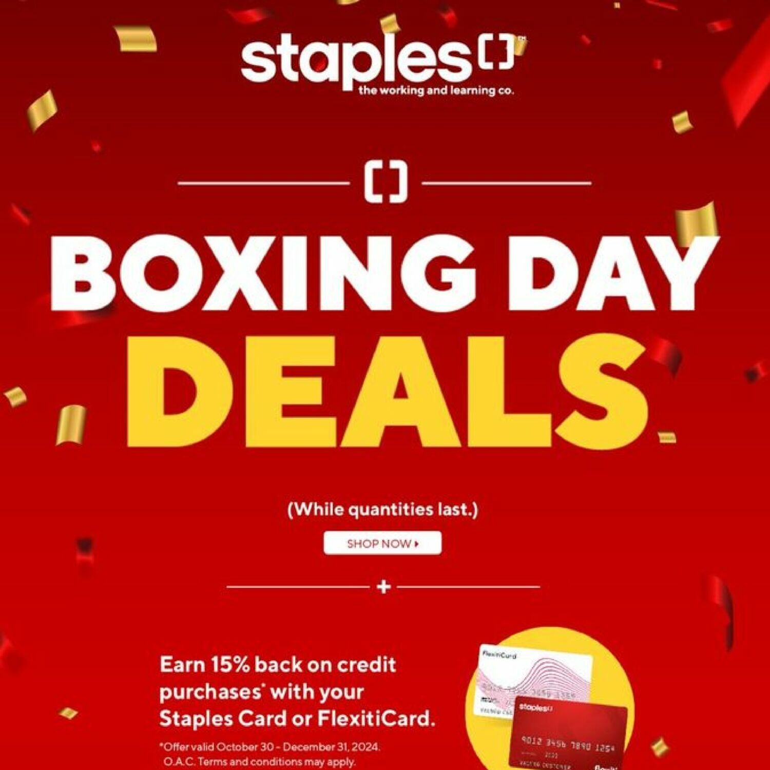 Staples Weekly Flyer - Weekly Deals - Boxing Day Deals - Dec 25 – 31 ...