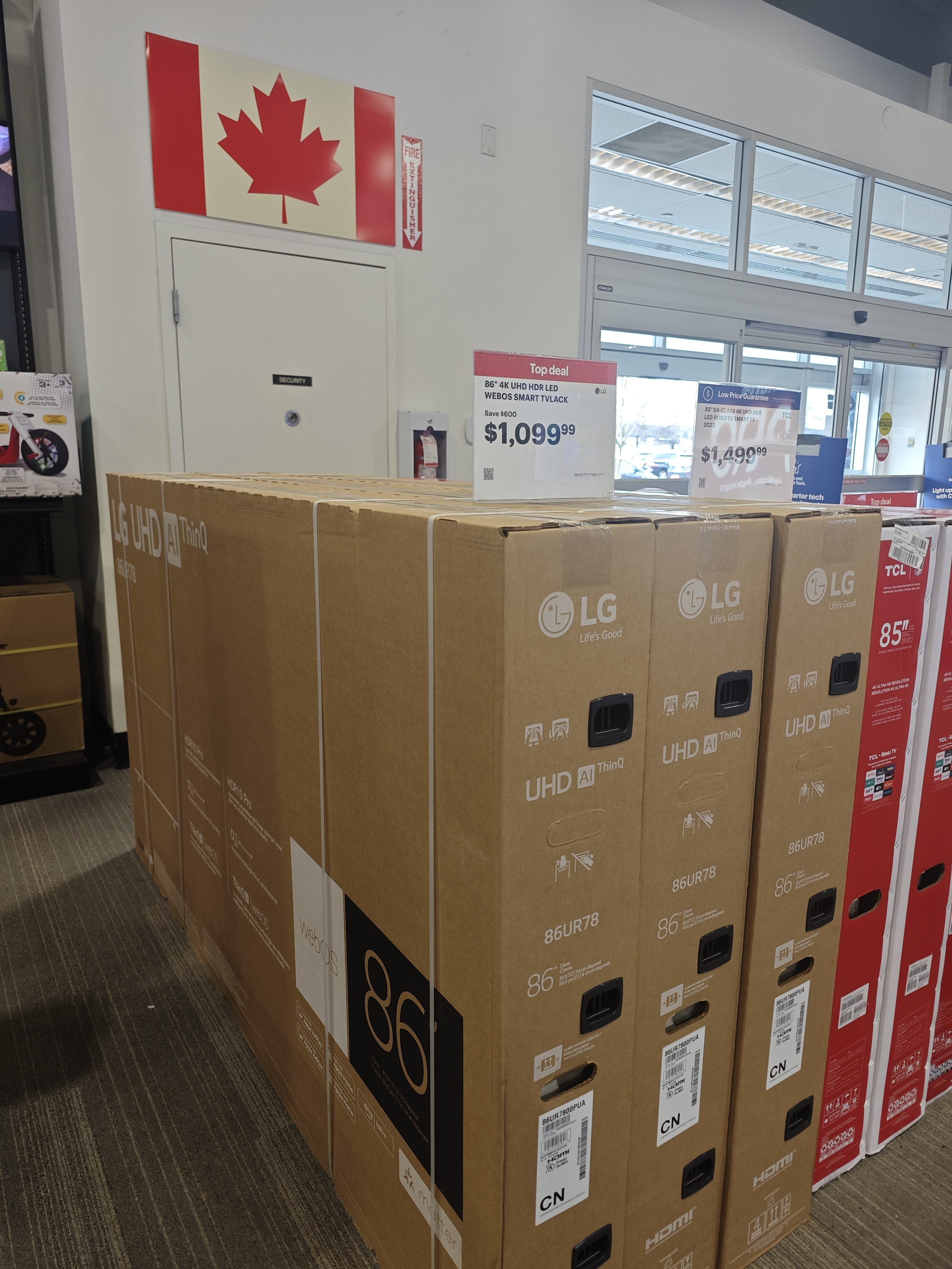 [Best Buy] LG 86" tv UR7800 In-store promotion $1099 ($600 off ...
