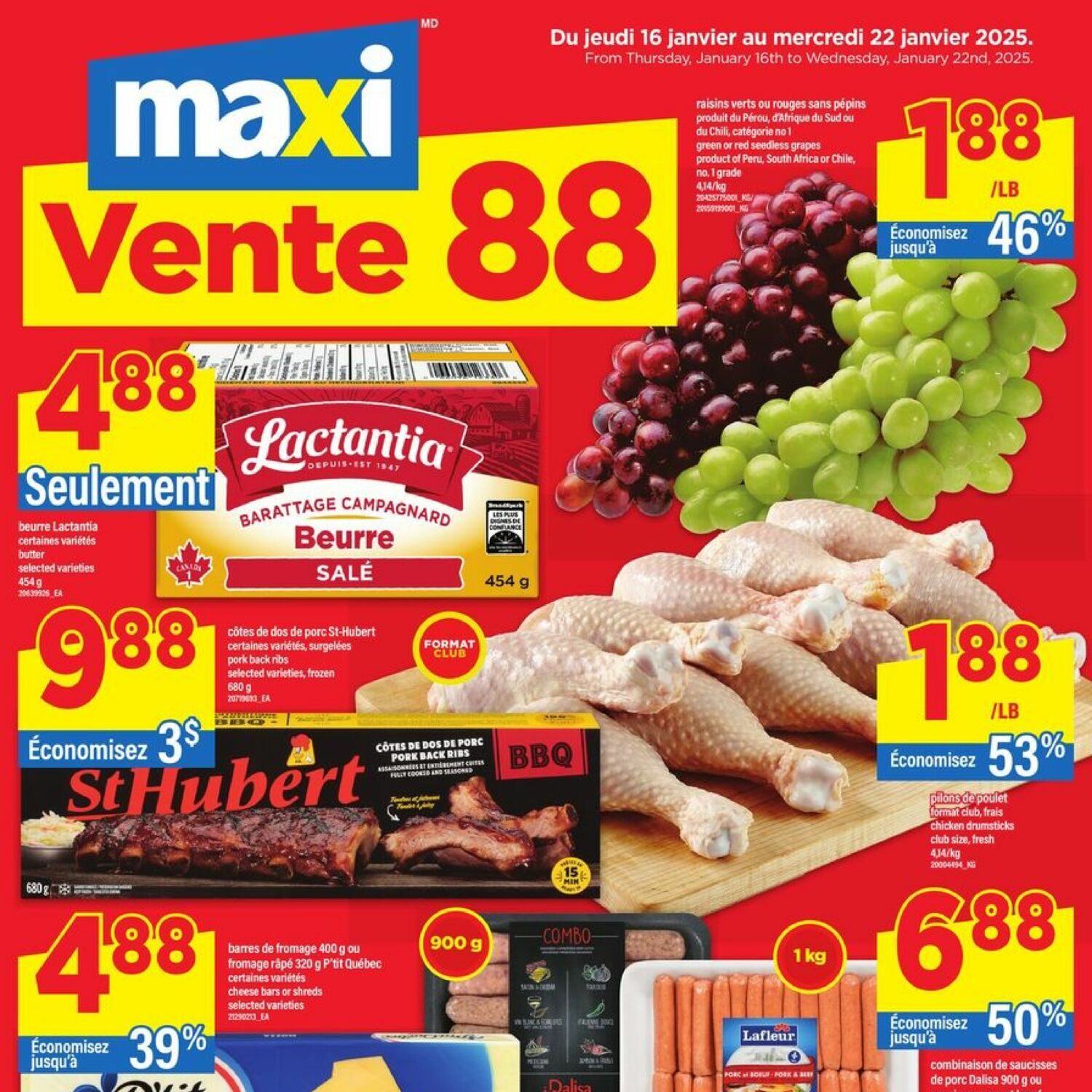 Maxi Weekly Flyer - Weekly Savings - 88 Sale - Jan 16 – 22 ...