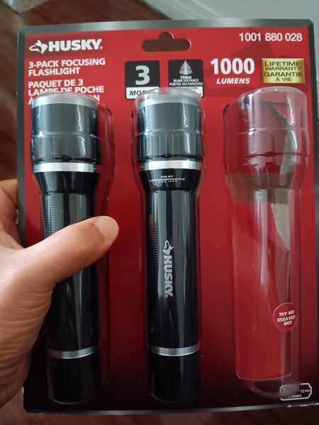 [Costco] 3 packs Duracell hybrid led flashlights 1200 lumens $19.97 ...