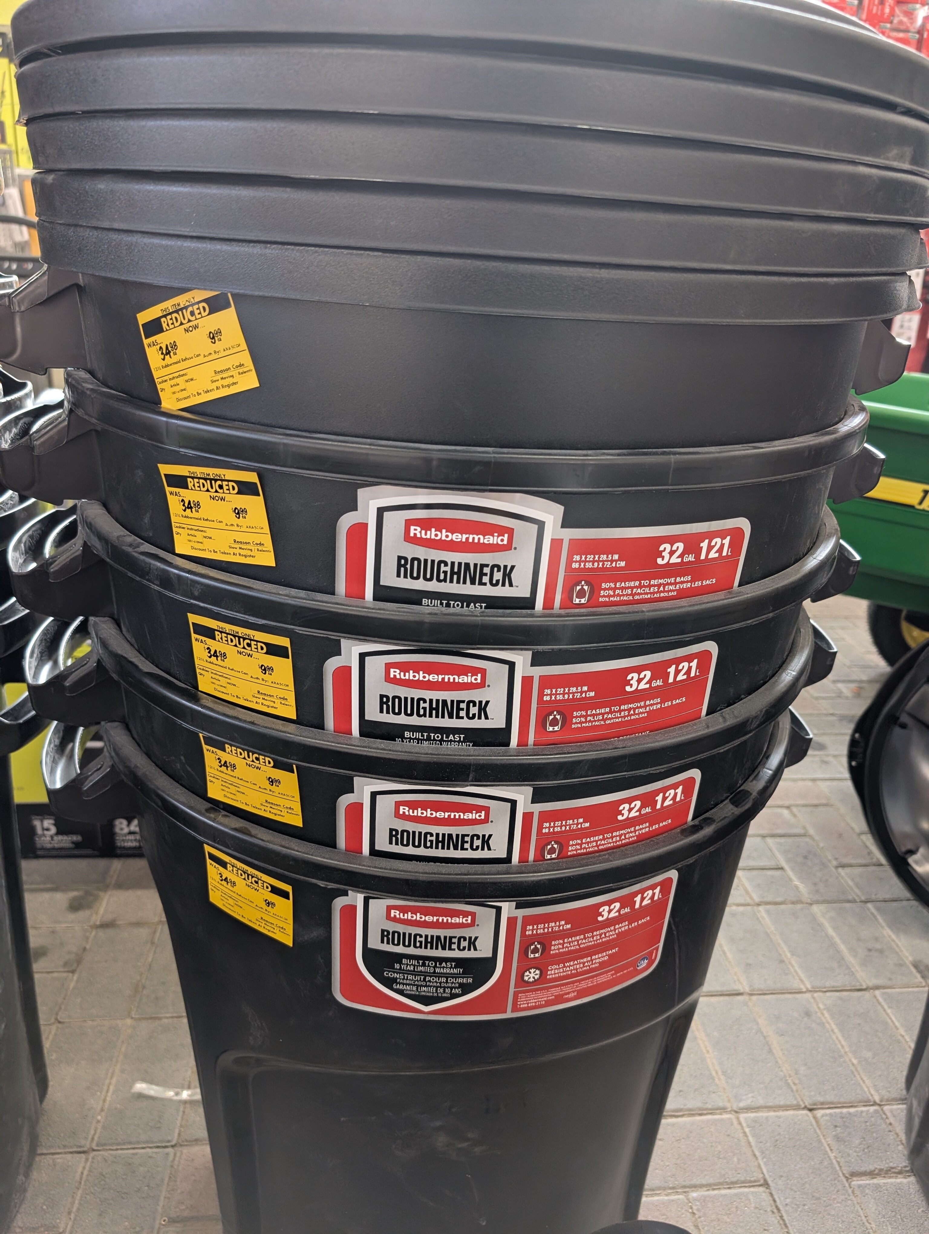 [Home Depot] Ymmv Rubbermaid roughneck 32gal 121 l non wheeled bin ...