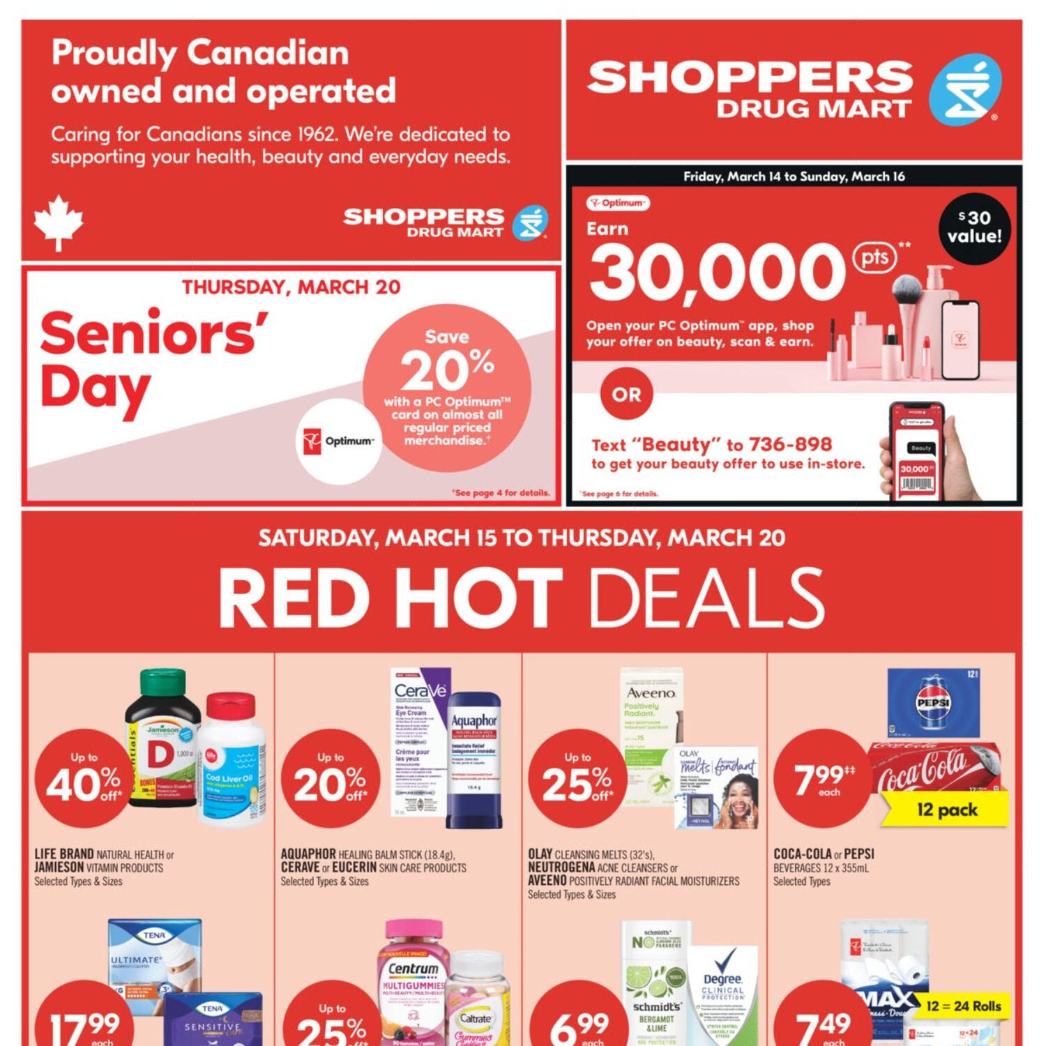 Shoppers Drug Mart Weekly Flyer - Weekly Savings (AB & SK) - Mar 15 ...