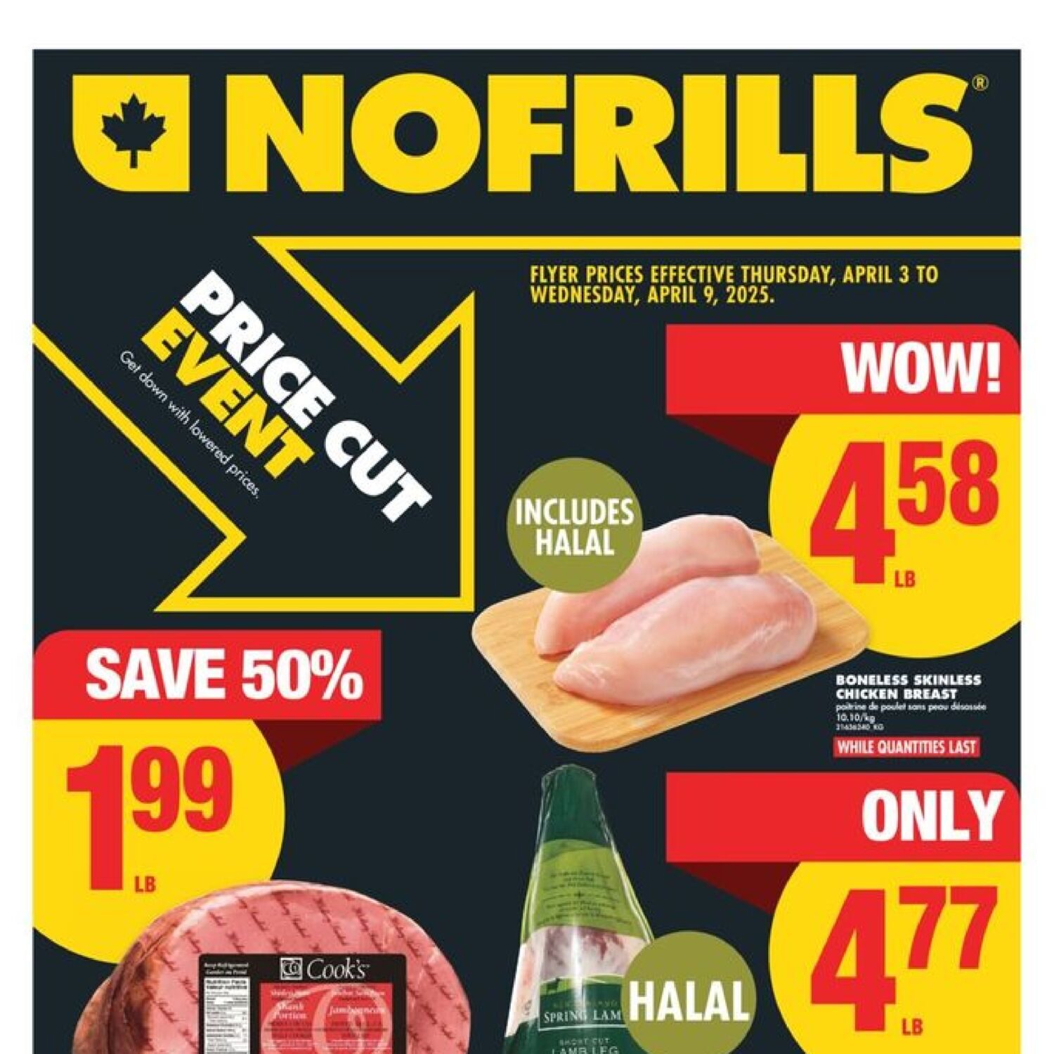 No Frills Weekly Flyer - Weekly Savings - Price Cut Event (ON) - Apr 3 ...