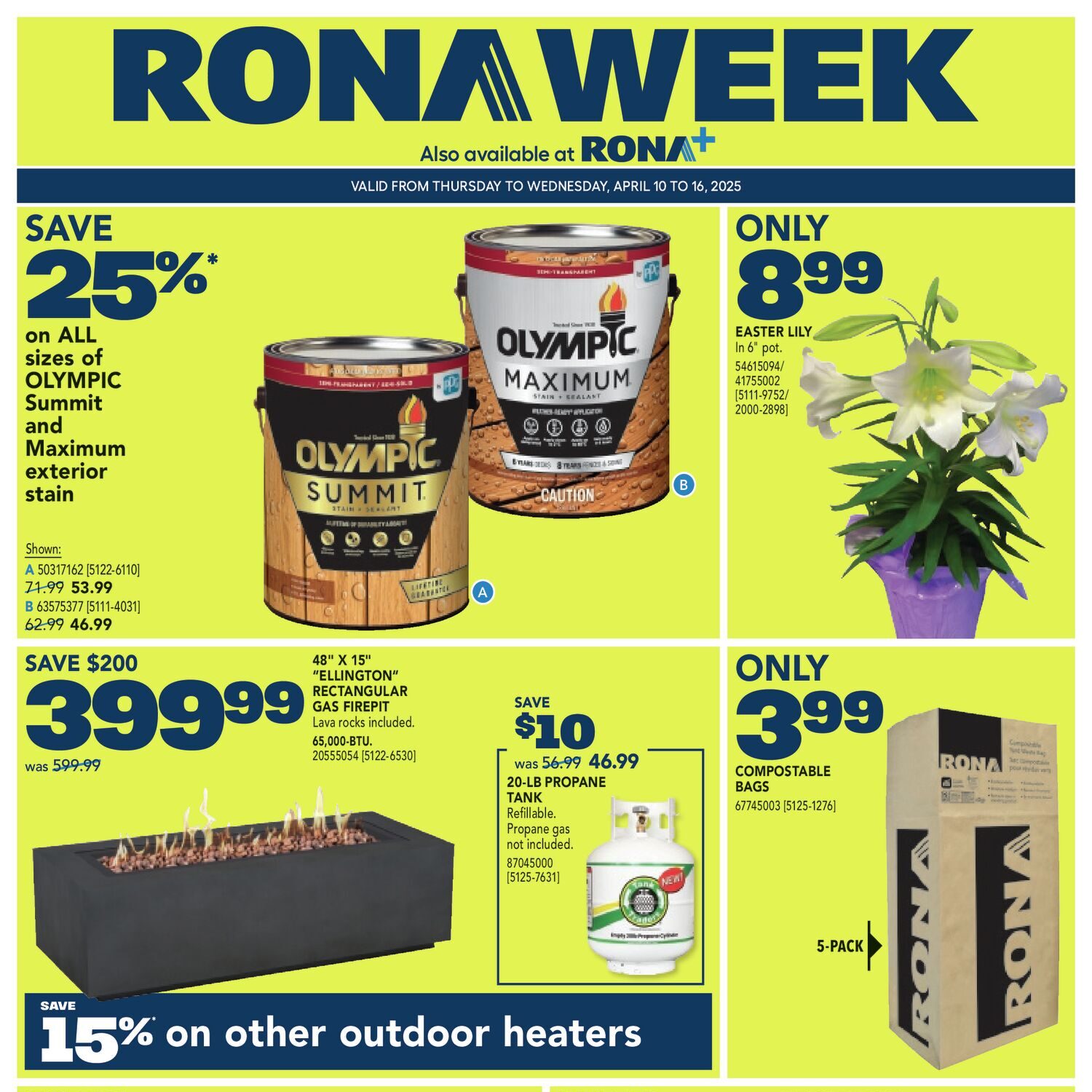 Rona Weekly Flyer - Weekly Deals - Rona Week (West) - Apr 10 – 16 ...