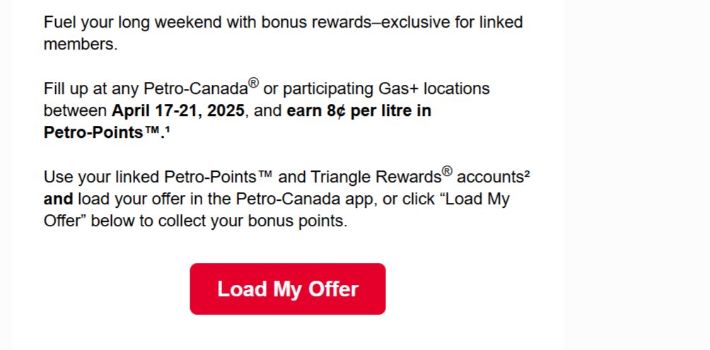 [Canadian Tire Gas plus] Multi use $3 CT Money bonus on 25L gas. Does ...