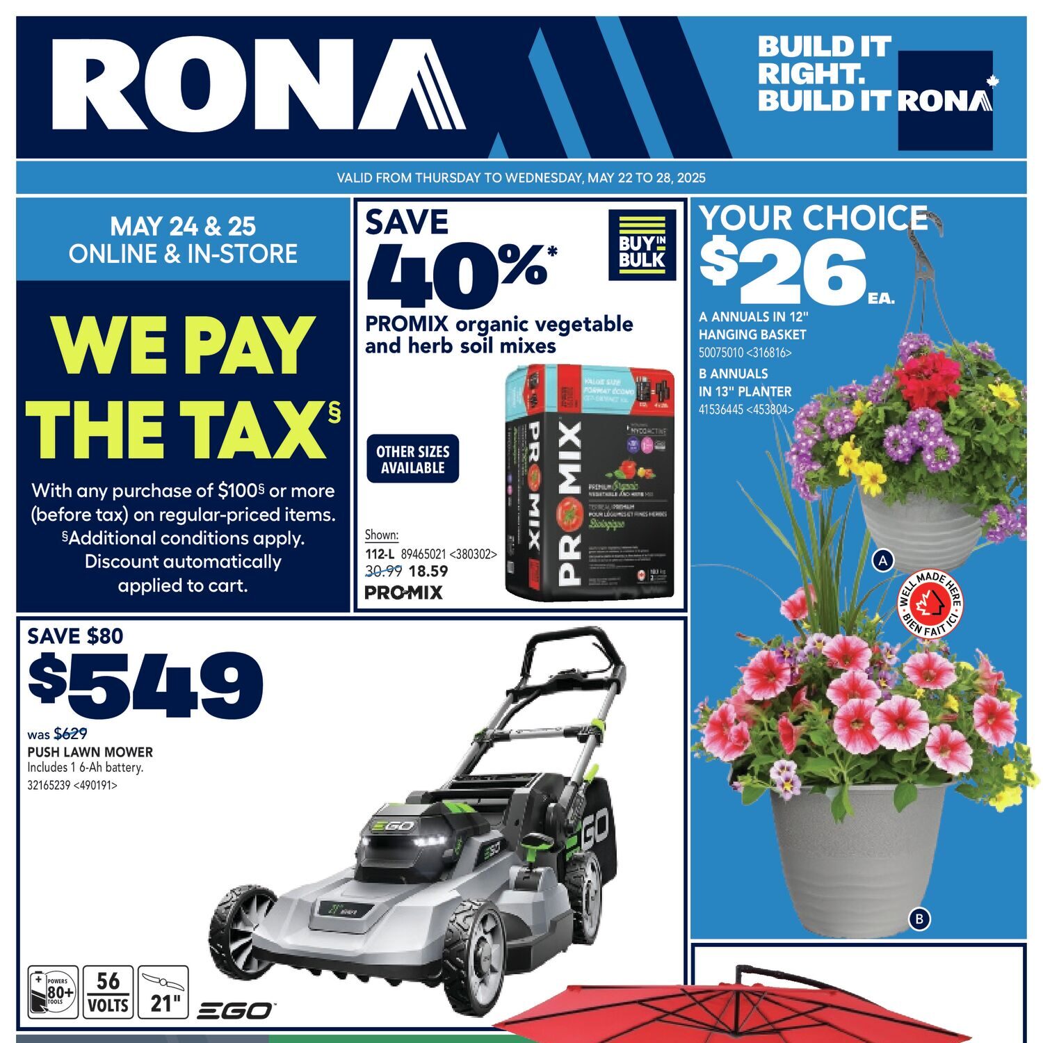 Rona Weekly Flyer - Weekly Deals (ON) - May 22 – 28 - RedFlagDeals.com