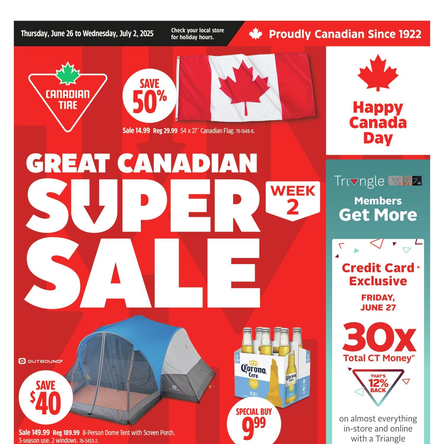 Canadian Tire Weekly Flyer - Weekly Deals - Great Canadian Super Sale ...