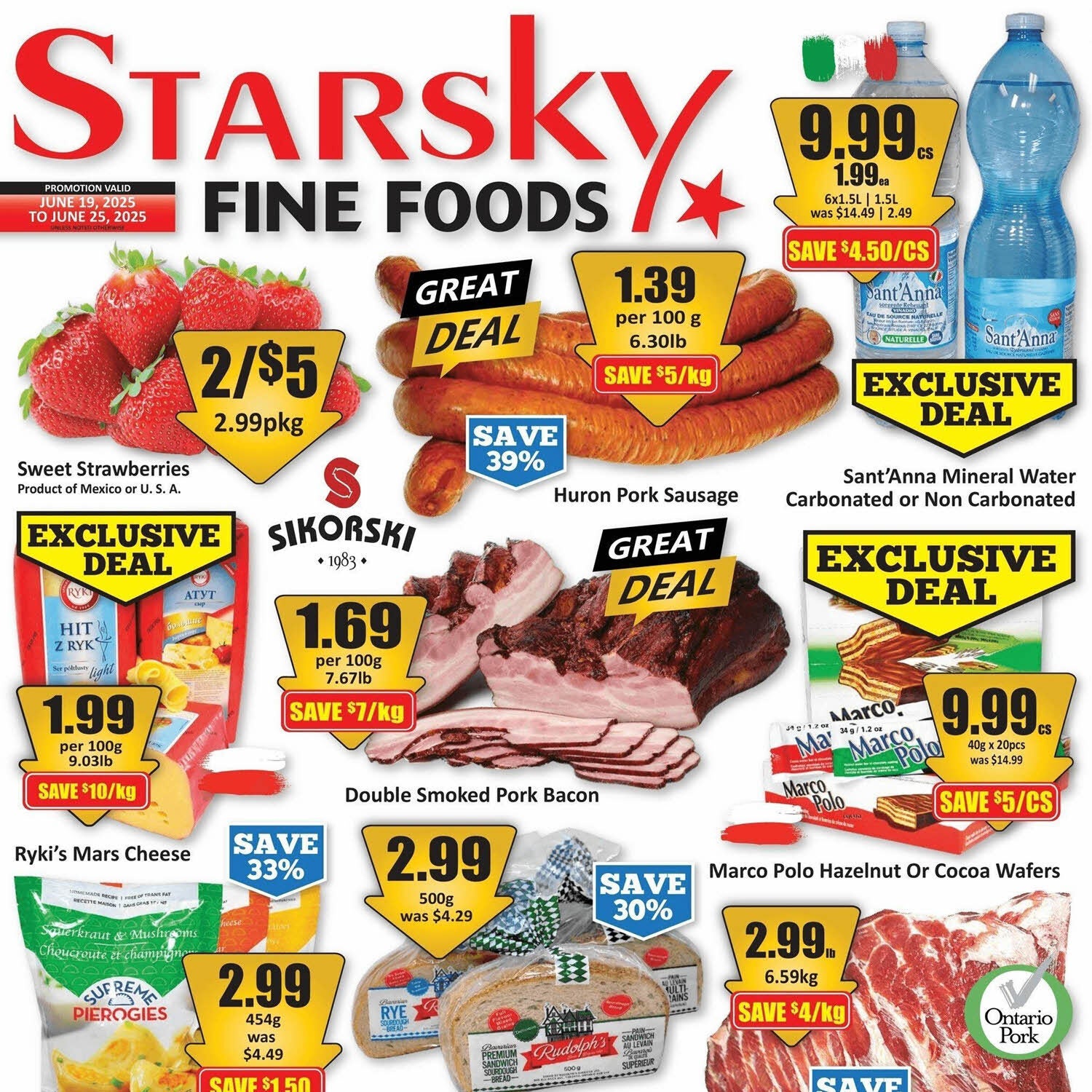 Starsky Fine Foods Weekly Flyer - Weekly Specials - Jun 19 – 25 ...