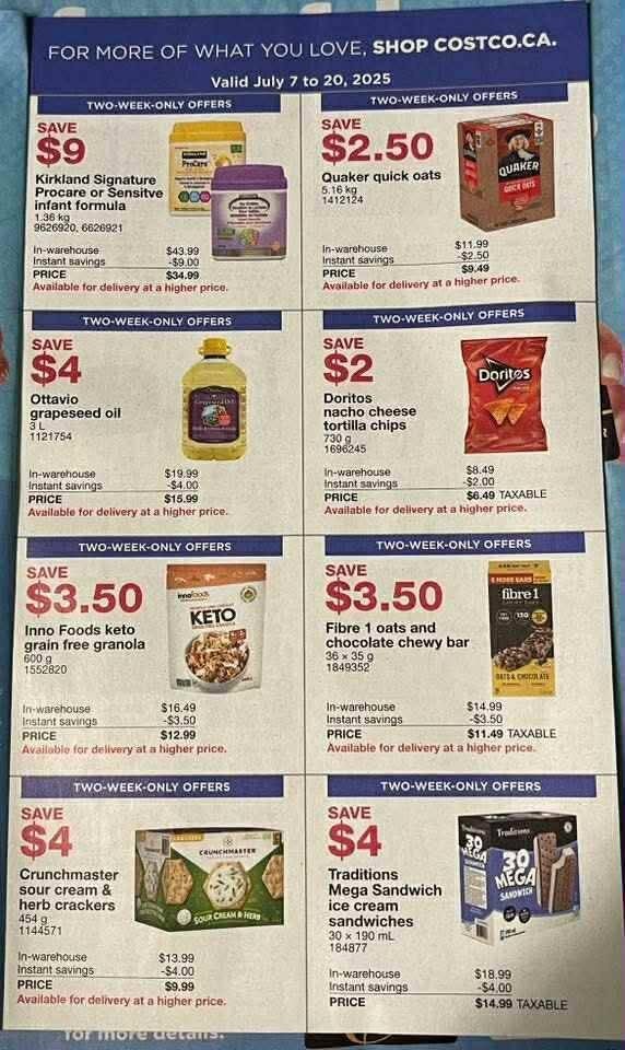 [Costco] Costco Instant Savings (July 7 - August 3) - RedFlagDeals.com ...