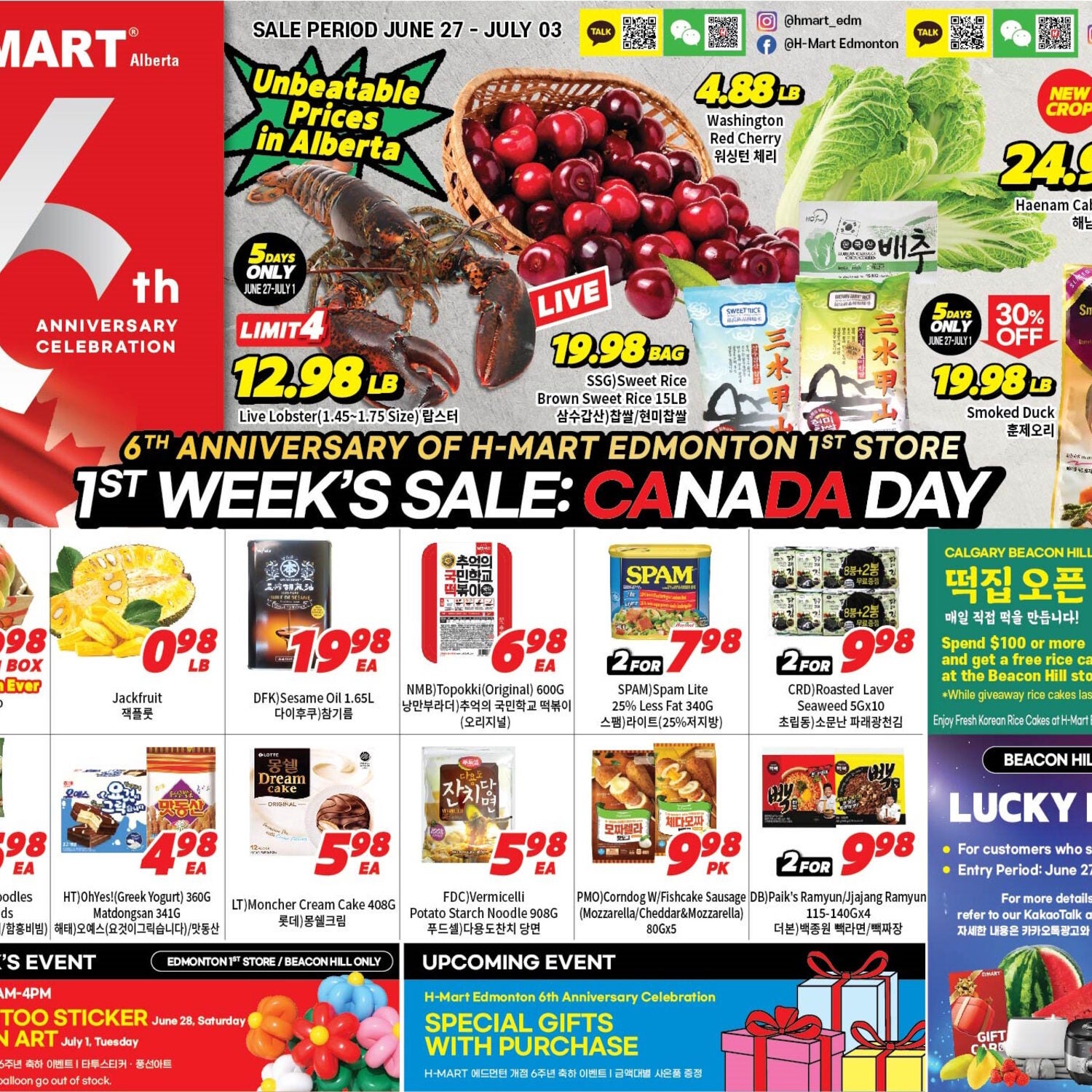 H-Mart Weekly Flyer - Weekly Specials (Edmonton/AB) - Jun 27 – Jul 3 ...