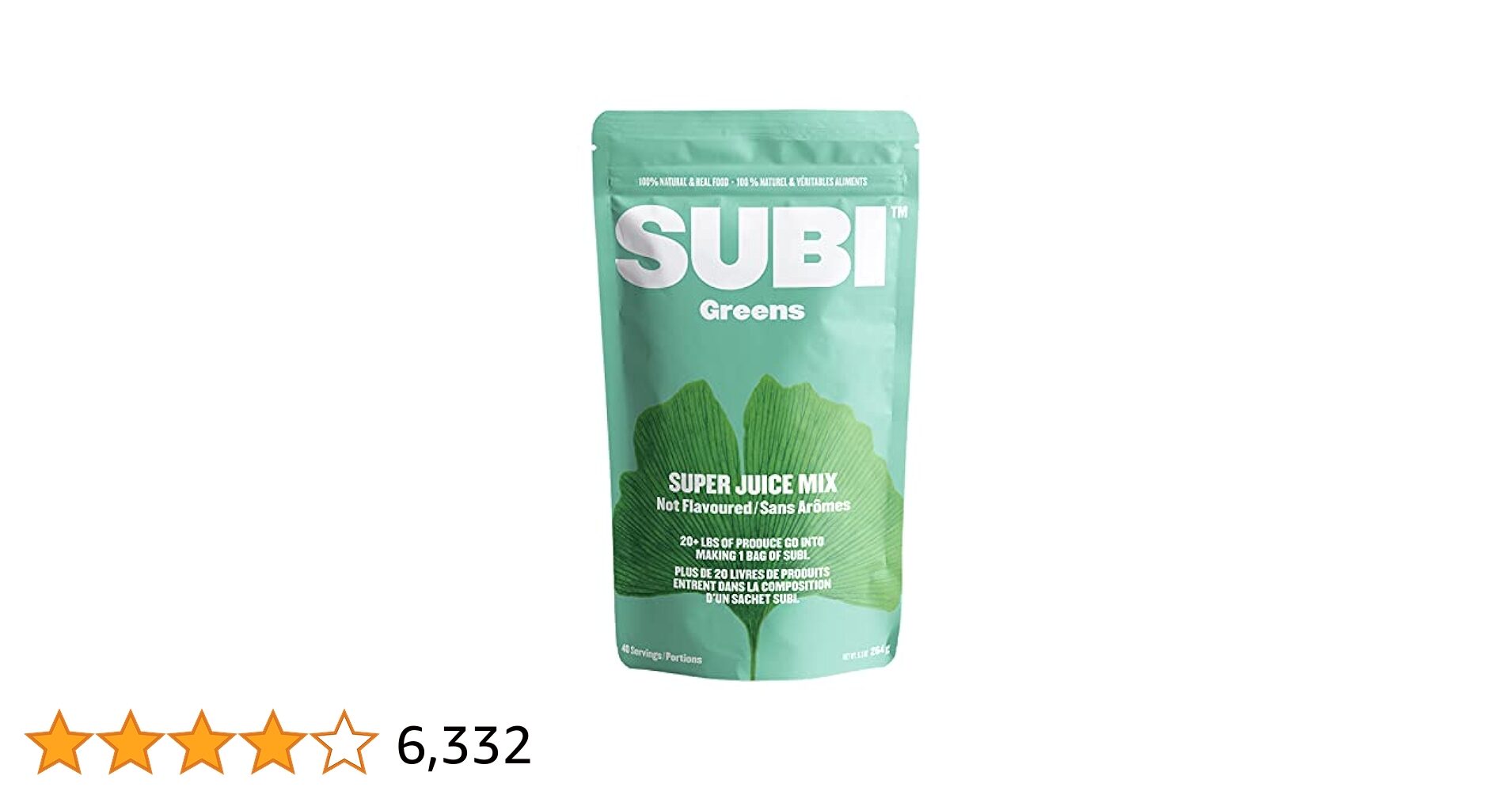 [Amazon.ca] [Prime Day] SUBI Greens Superfood Powder Daily ...