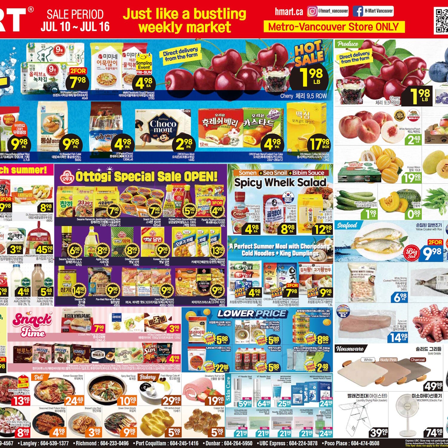 H-Mart Weekly Flyer - Weekly Specials (BC) - Jul 10 – 16 - RedFlagDeals.com