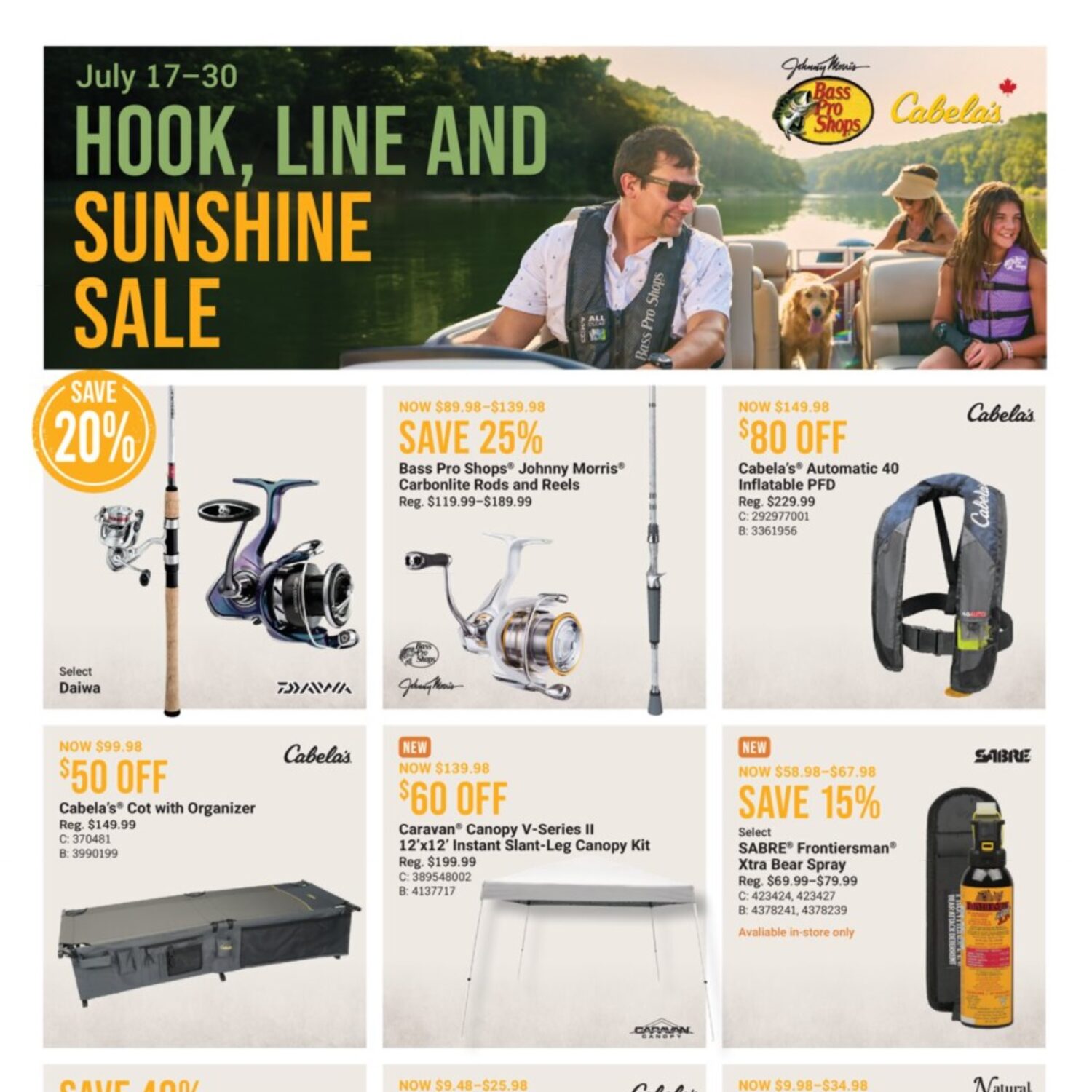 Bass Pro Shops Weekly Flyer - Hook, Line & Sunshine Sale (NS) - Jul 17 ...