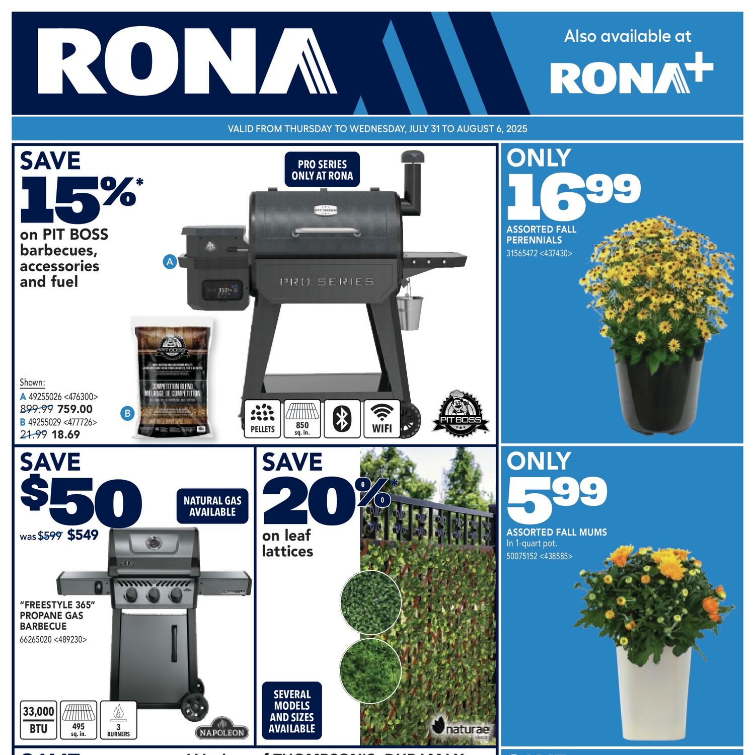 Rona Weekly Flyer - Weekly Deals (ON) - Jul 31 – Aug 6 - RedFlagDeals.com