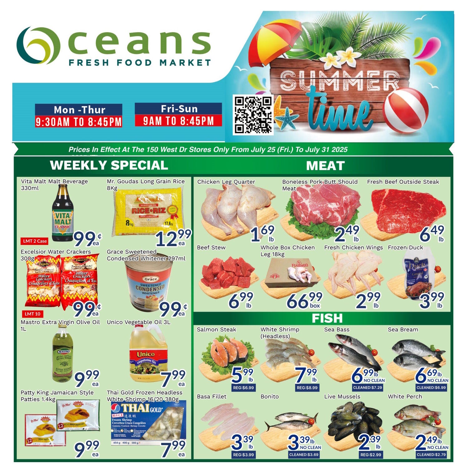 Oceans Fresh Food Market Weekly Flyer - Weekly Specials - Jul 25 – 31 ...