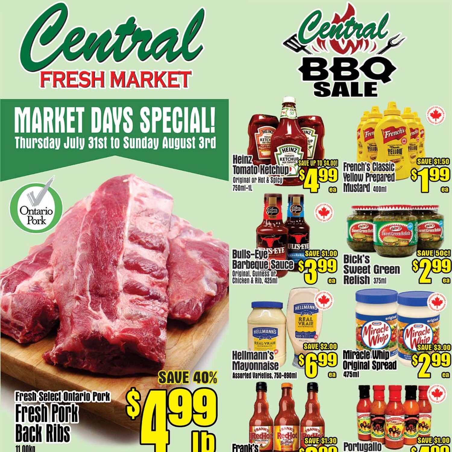 Central Fresh Market Weekly Flyer - Weekly Specials - Jul 31 – Aug 7 ...