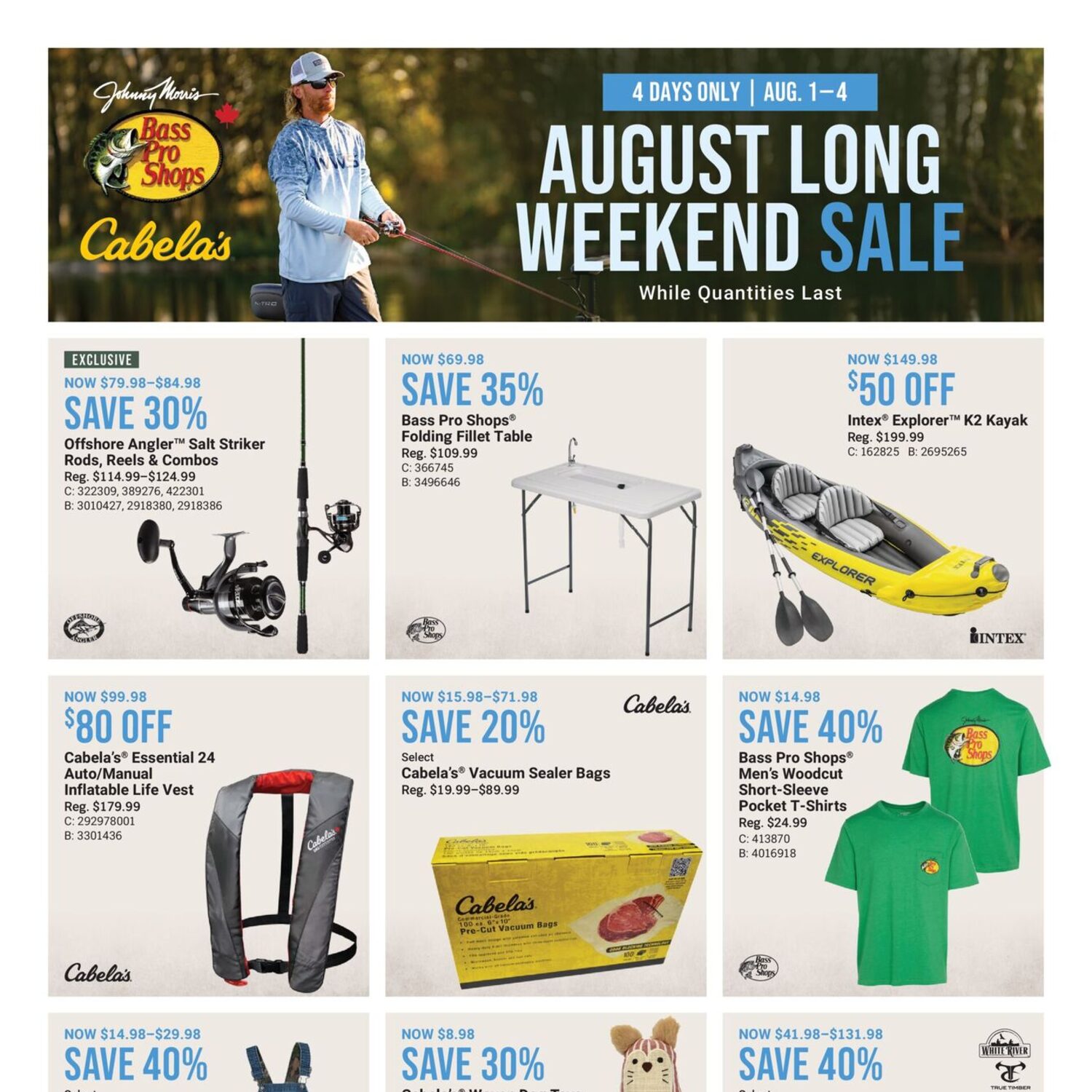 Cabelas Weekly Flyer - August Long Weekend Sale - Aug 1 – 4 ...