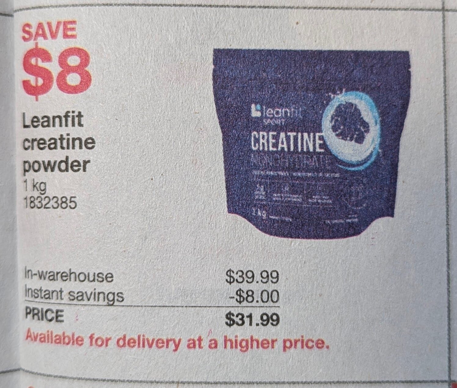 [Costco] Leanfit creatine powder $31.99 - RedFlagDeals.com Forums