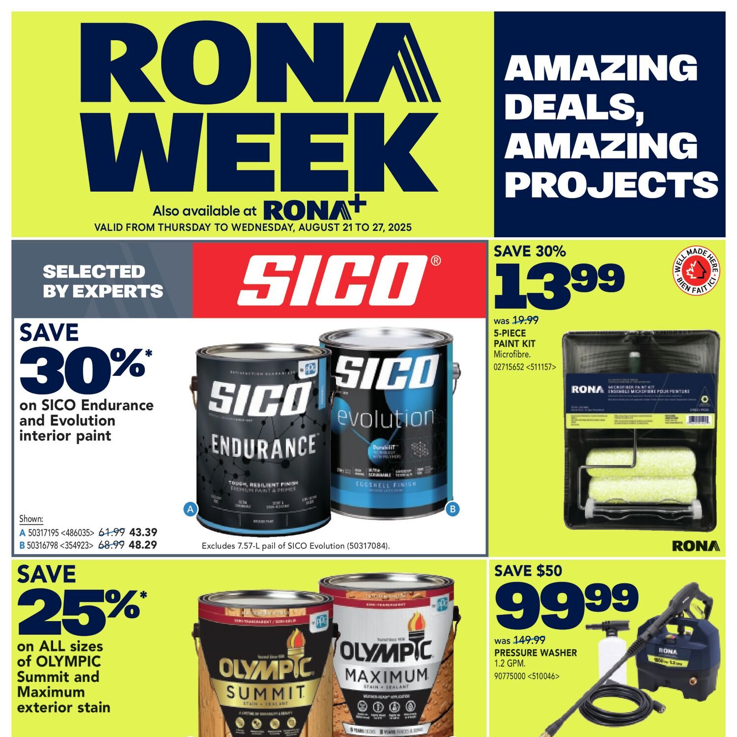 Rona Weekly Flyer - Weekly Deals - Rona Week (ON) - Aug 21 – 27 ...