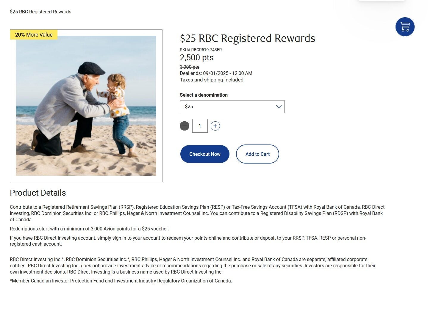 [Royal Bank] RBC Registered Rewards 20% off points - RedFlagDeals.com ...