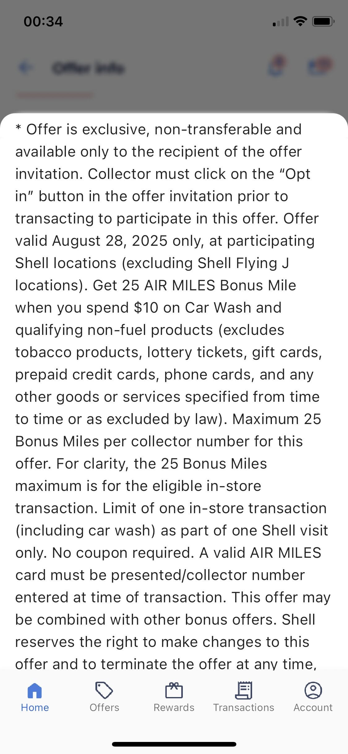 [Shell] 1 bonus mile per liter & 25 bonus miles when you spend $10 in ...