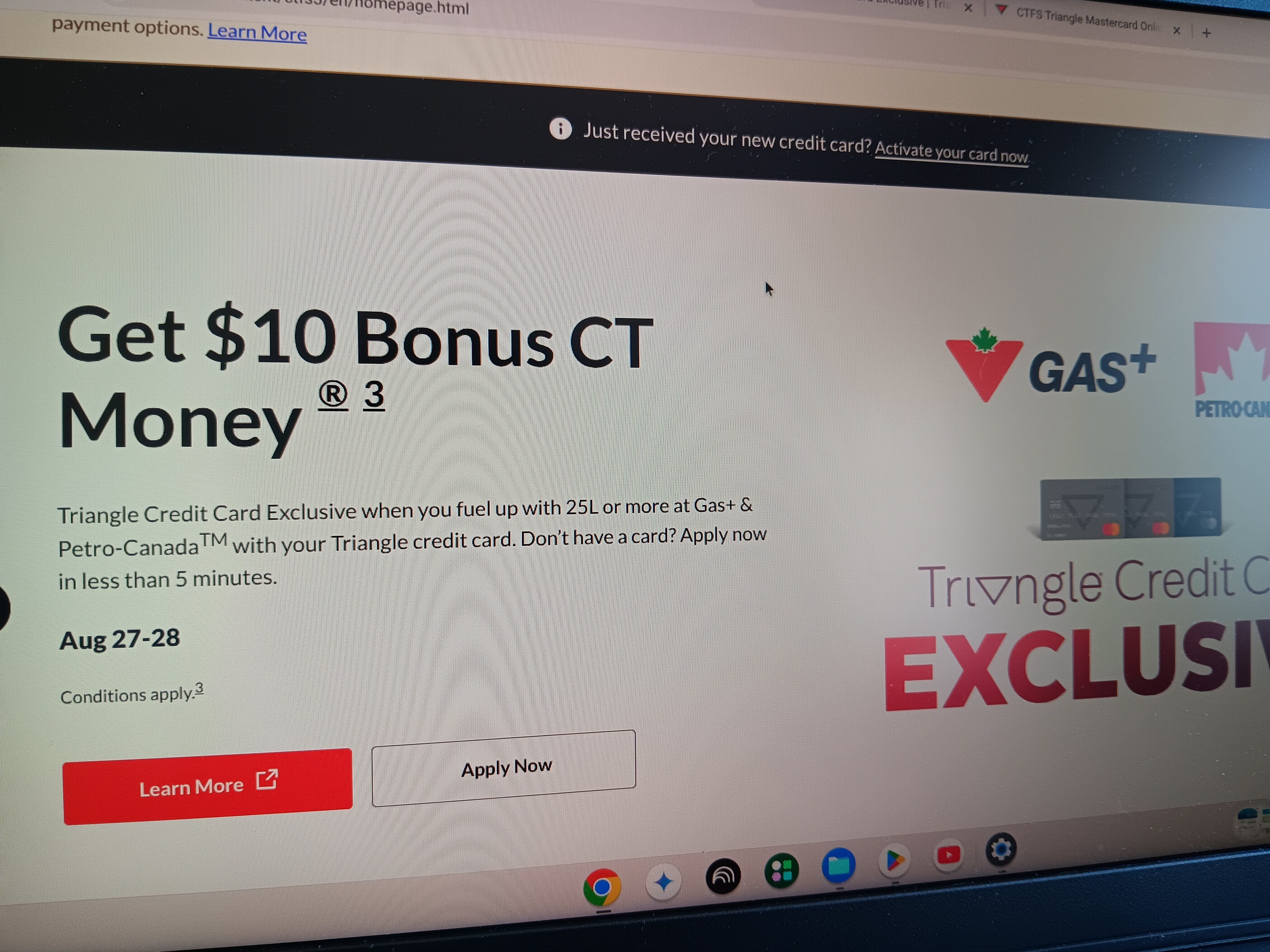 [Petro Canada AND GAS +] Collect $10 CT Money on a 25L Fill Up (August ...