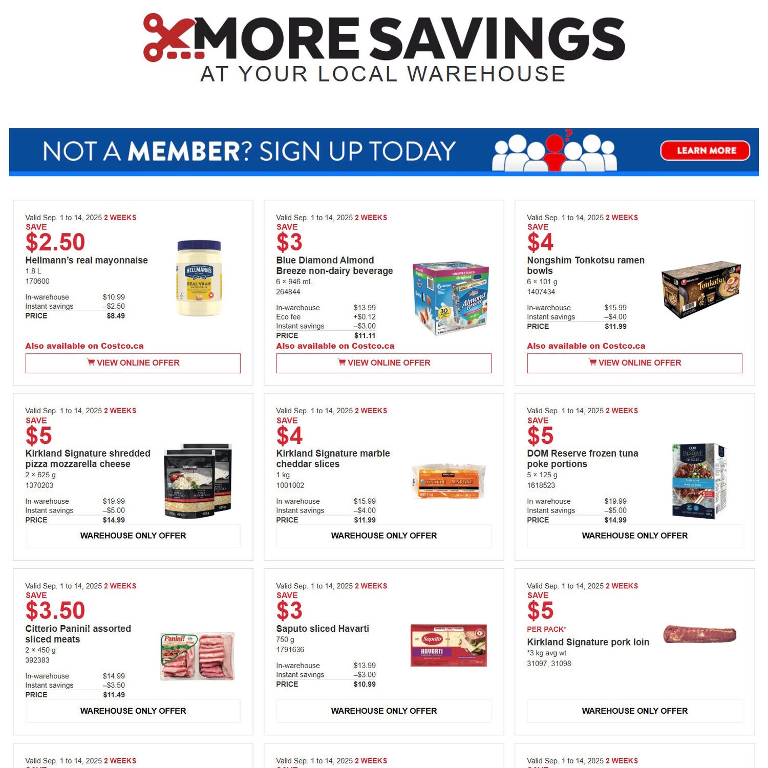 Costco Weekly Flyer - More Savings (BC) - Sep 1 – 14 - RedFlagDeals.com