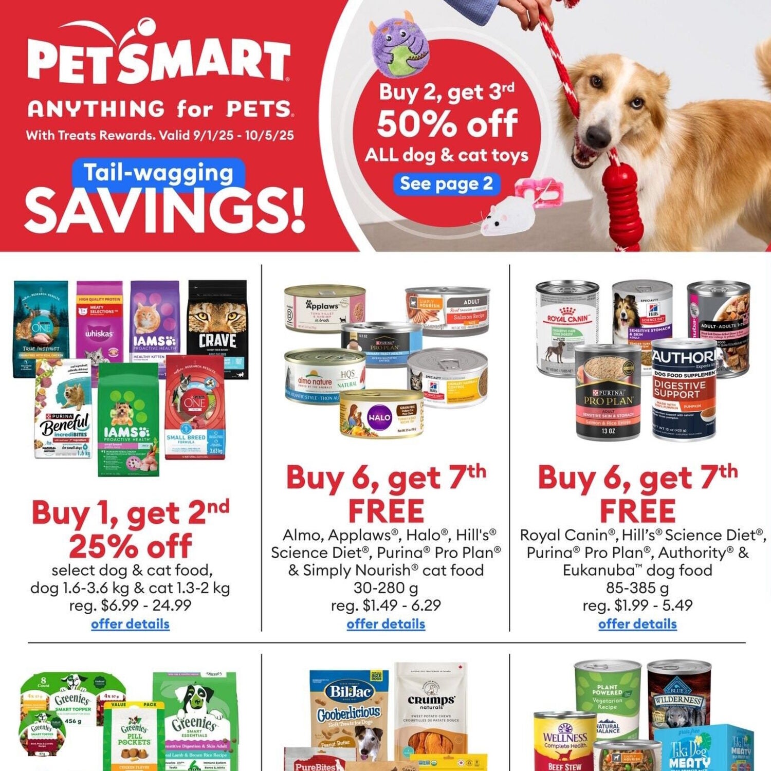 PetSmart Weekly Flyer - Tail-Wagging Savings - Sep 1 – Oct 5 ...
