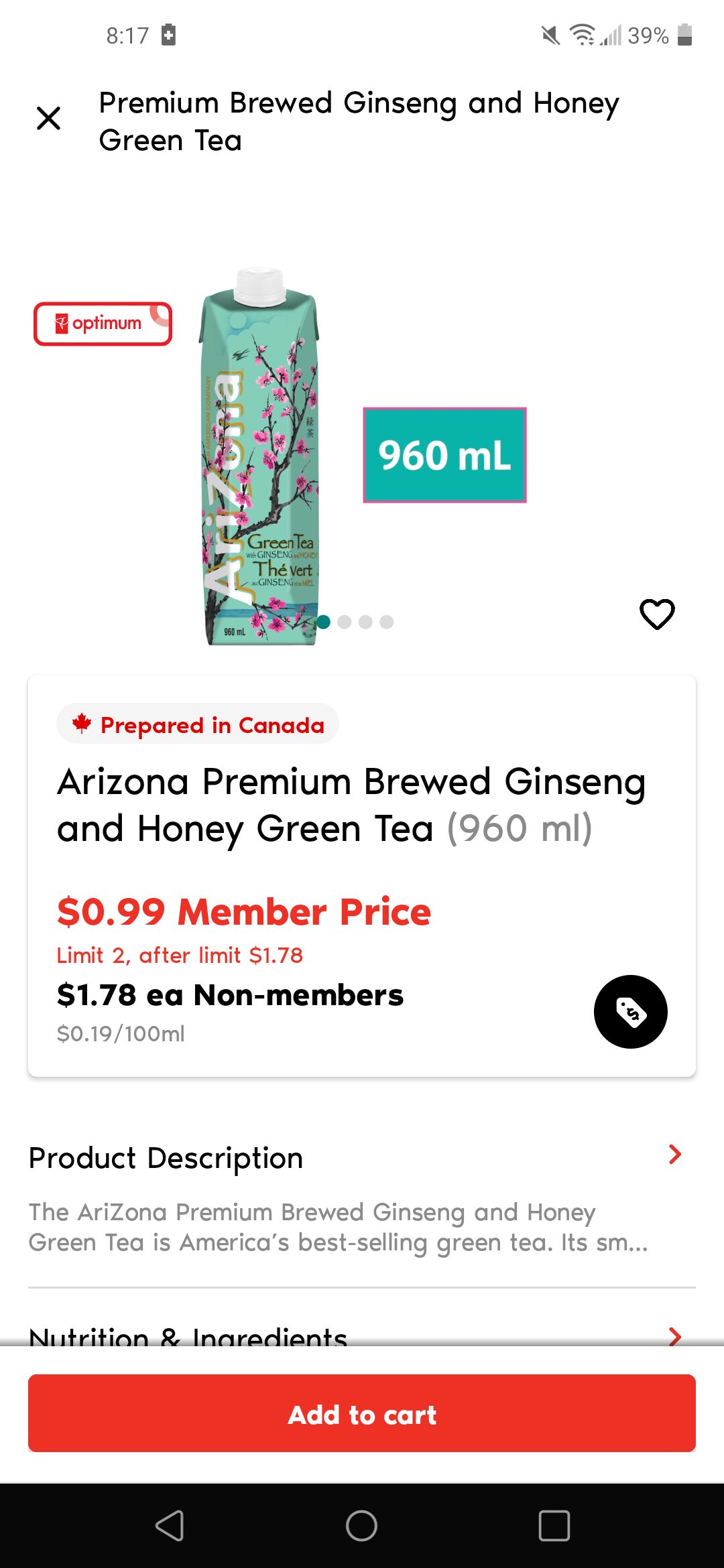[Fresh Co] [EAST] [WEST] Oasis Juice, Del Monte Nectar, or Arizona Ice ...