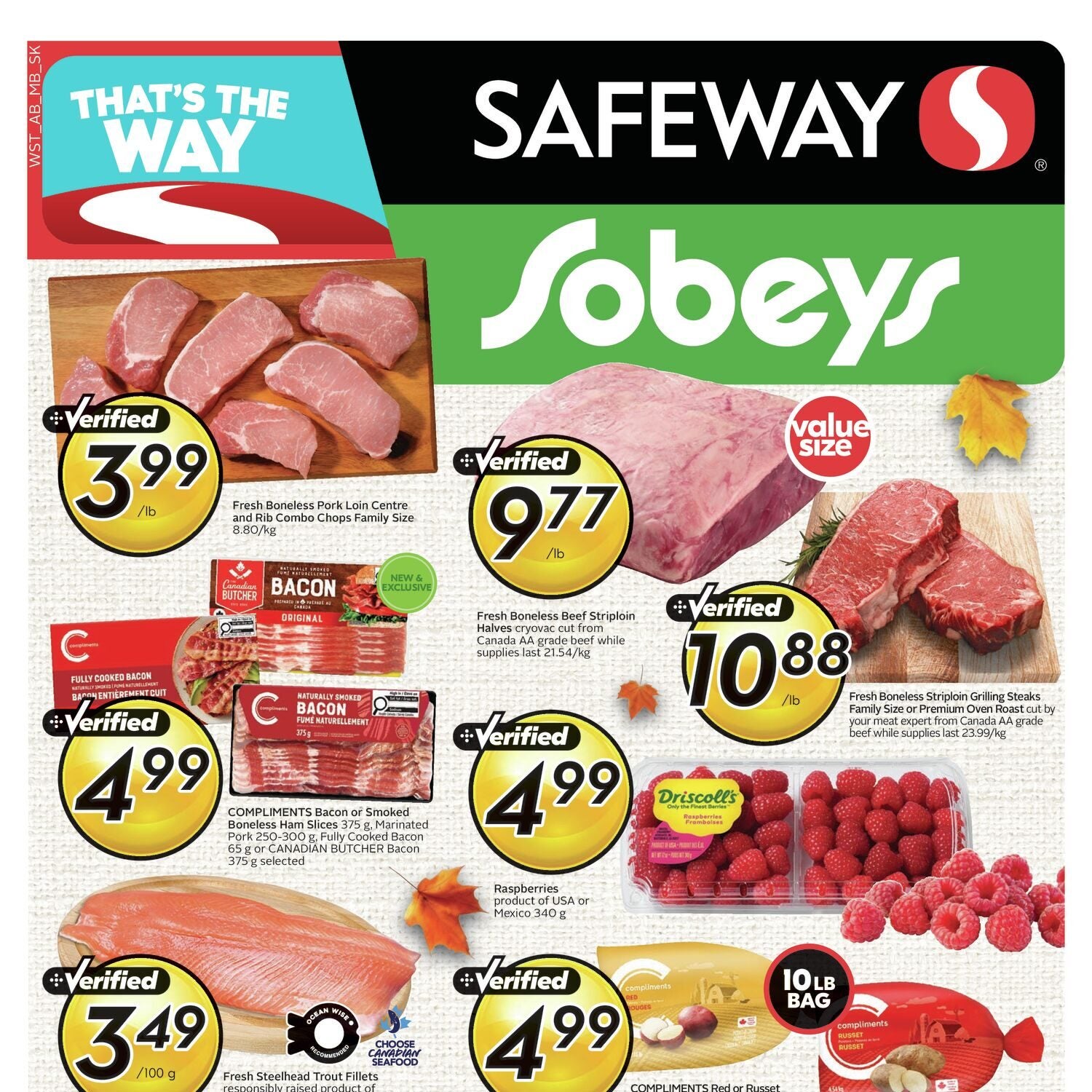 Safeway Weekly Flyer - Weekly Savings (AB) - Oct 2 – 8 - RedFlagDeals.com