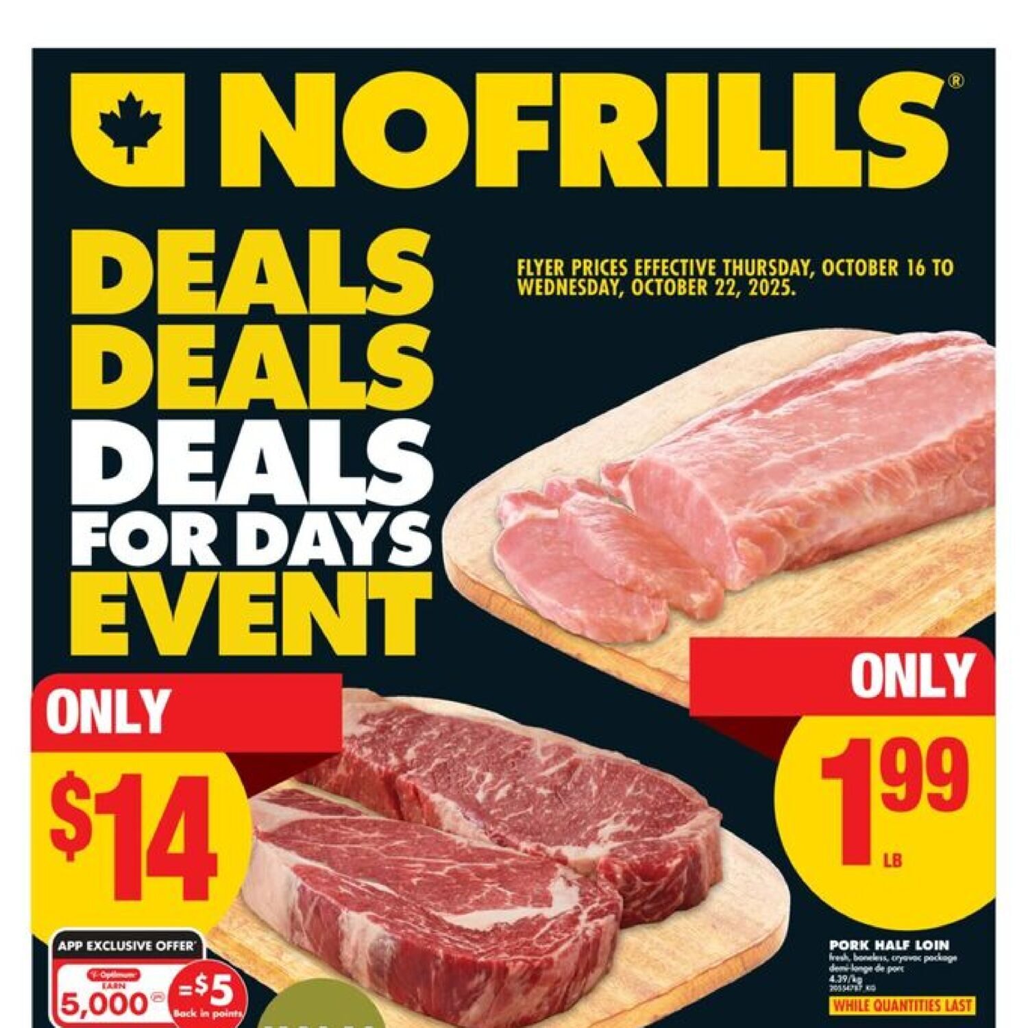 No Frills Weekly Flyer - Weekly Savings - Deals For Days Event (ON ...
