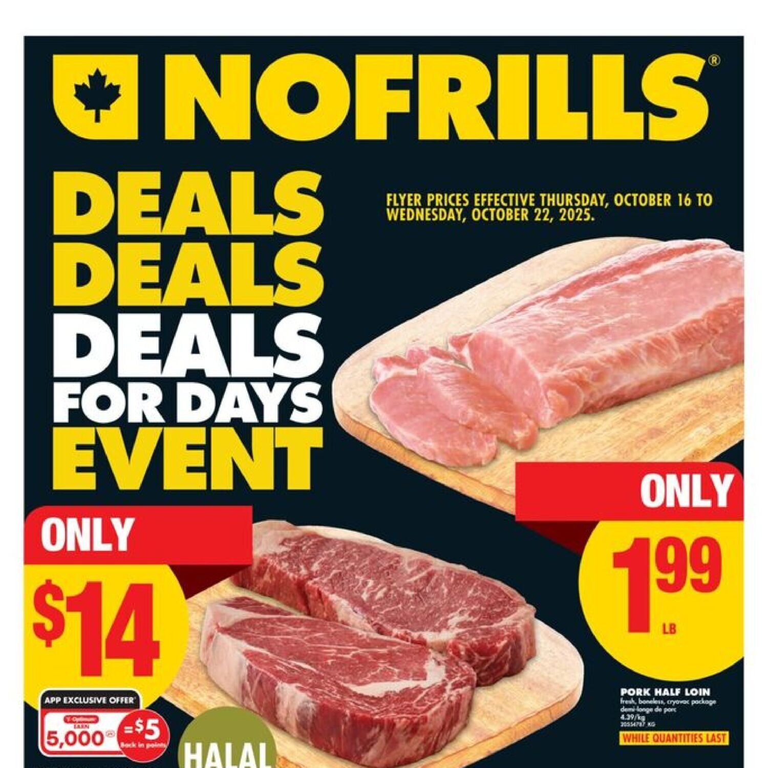 No Frills Weekly Flyer - Select Stores Only - Deals For Days Event (ON ...