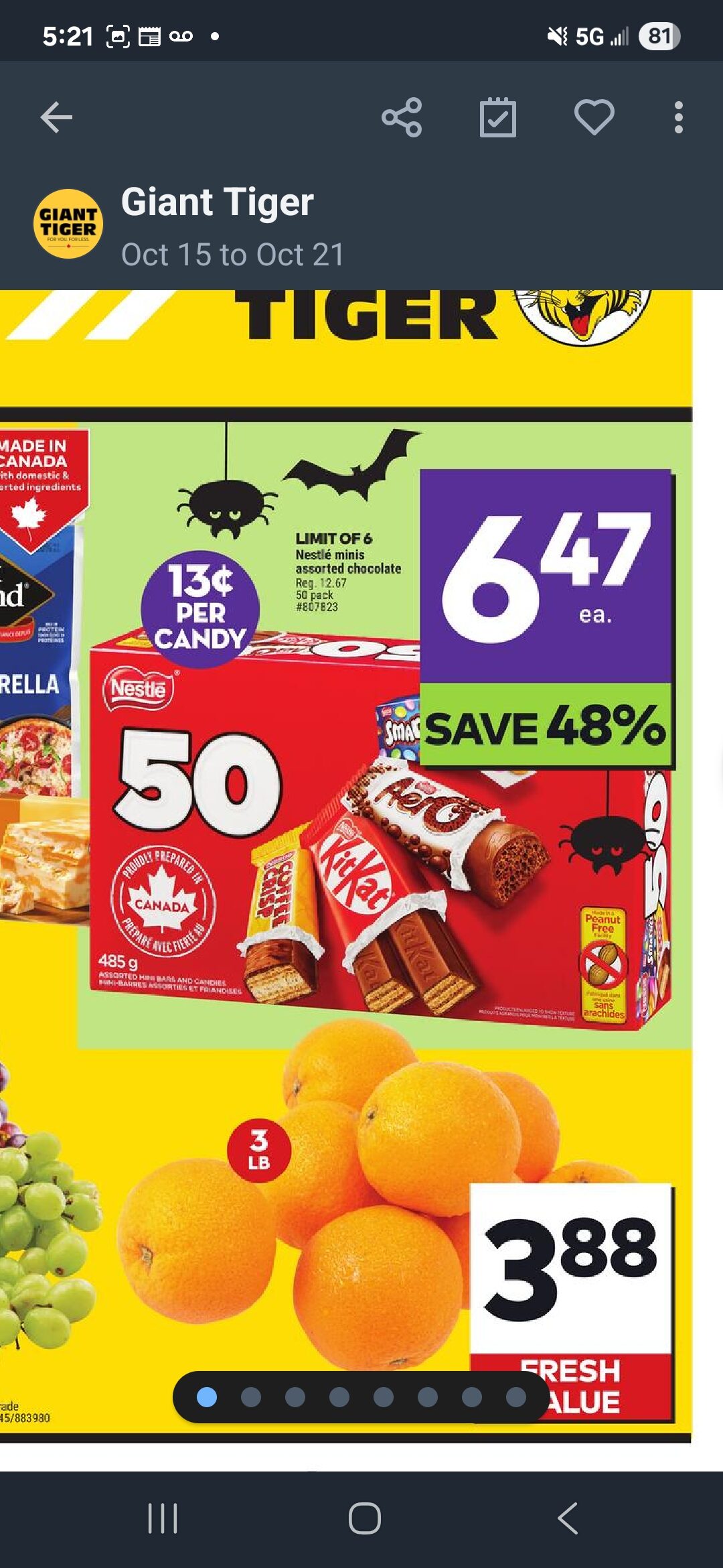 [No Frills] Nestle Halloween Chocolate Box of 50: $6.47. Buy 4 get ...